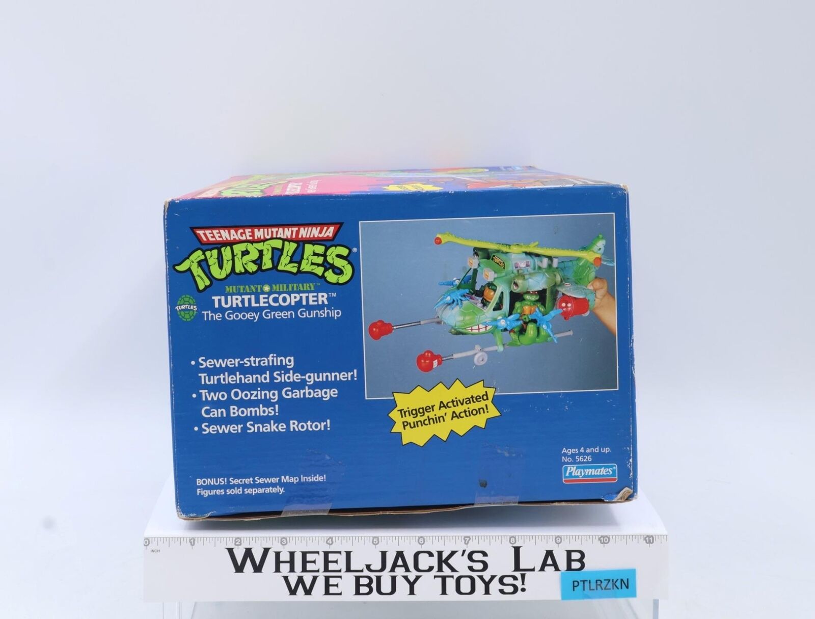 Turtle Copter 100% Complete Teenage Mutant Ninja Turtles TMNT Playmates ...