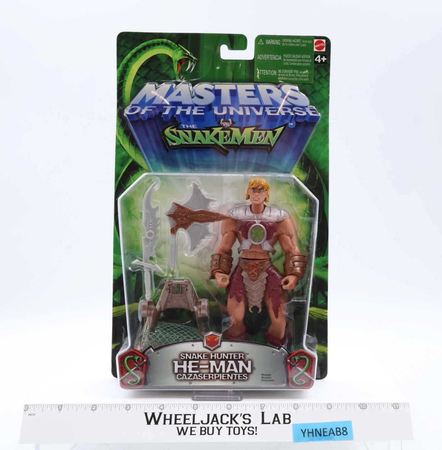 Snake Hunter He-Man Masters Of The Universe vs Snakemen MOTU Mattel NEW ...