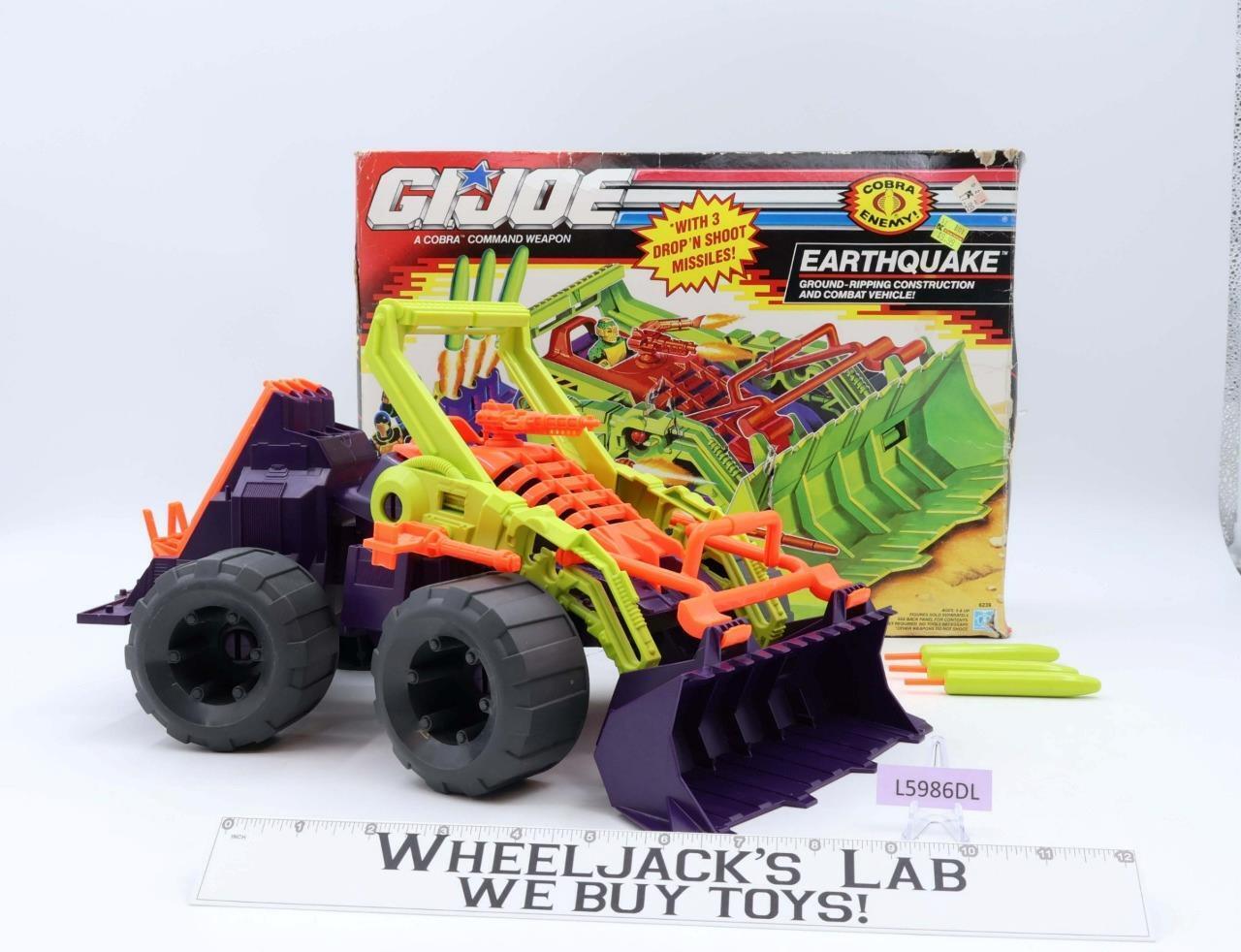 Earthquake 100% Complete W/Box GI Joe 1991 Hasbro Vintage Action Figure ...