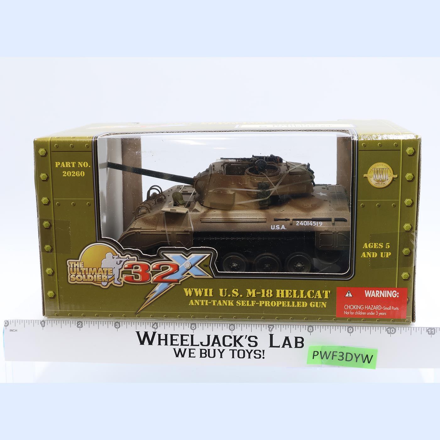 M-18 Hellcat Die-Cast 1/32 Scale WWII U.S. Tank Ultimate Soldier NEW ...