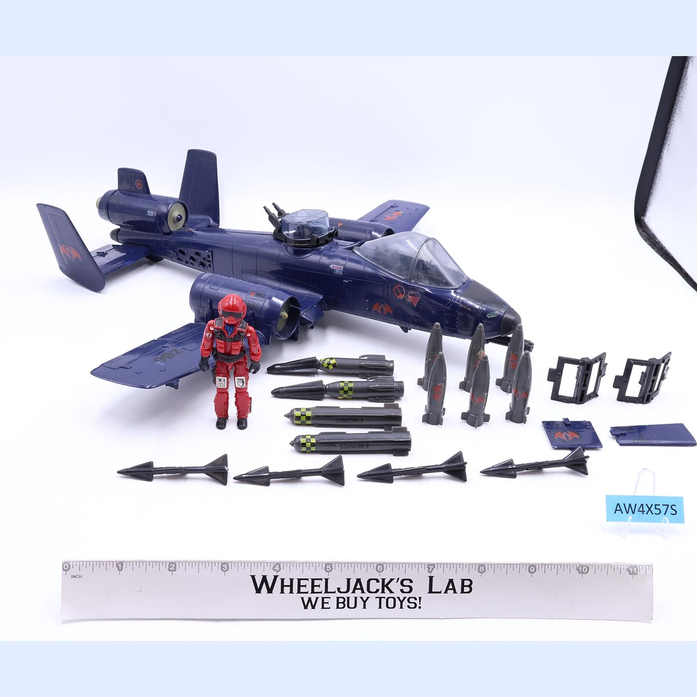 Cobra Rattler W/ Wild Weasel Complete GI Joe 1984 Hasbro Action Figure ...