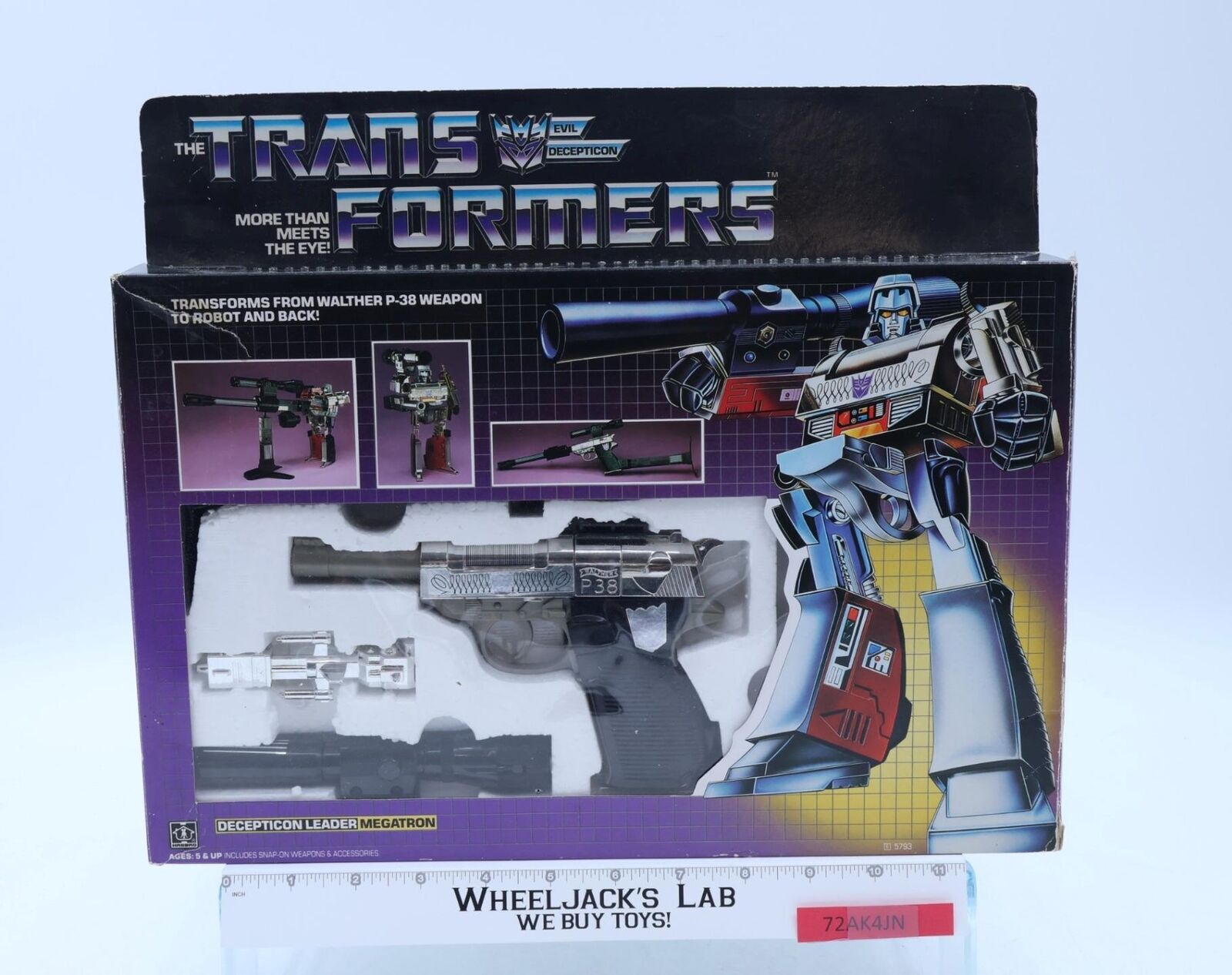 Megatron 100% Complete W/BOX & INSERT G1 Transformers 1984 Vintage ...