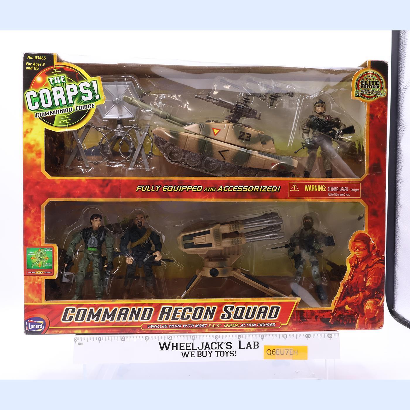 Command Recon Squad The Corps! Commando Force 2006 Lanard Figure Set ...