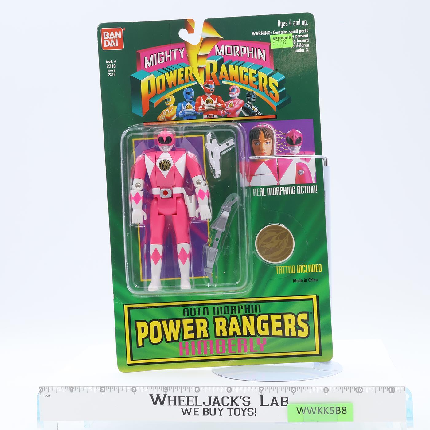 Auto Morphin Kimberly Pink Ranger MMPR Power Rangers 1994 Bandai NEW ...