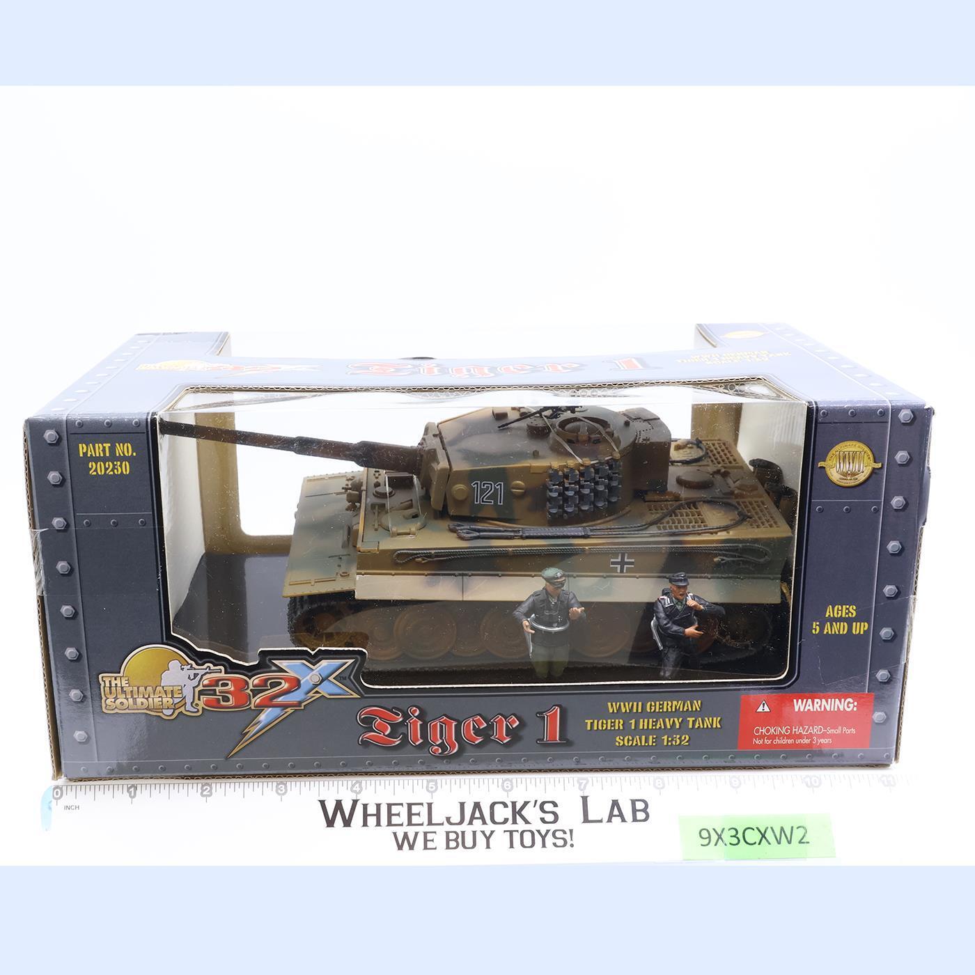 Tiger 1 Heavy Tank 1/32 Scale WWII German Tank Ultimate Soldier NEW ...