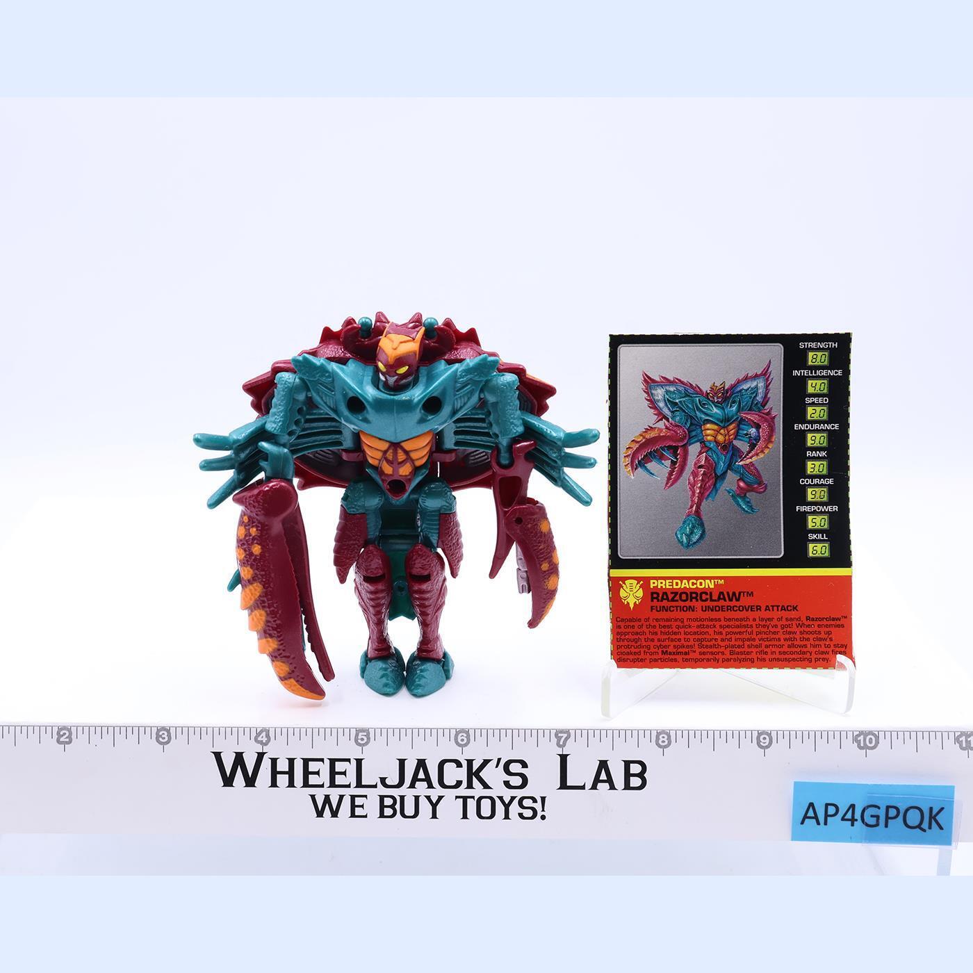 Neo Rockbuster Razorclaw 100% Complete Transformers Beast Wars 1996 ...