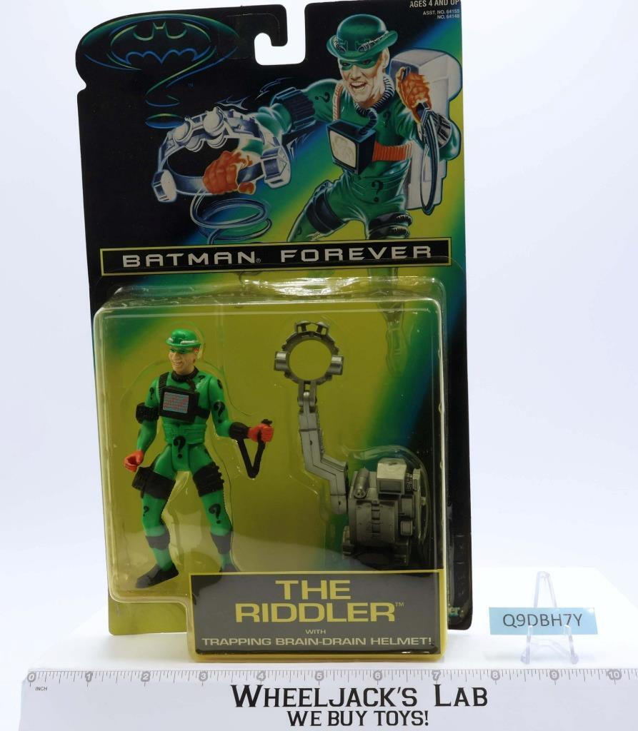 The Riddler W/Tapping Brain-Drain Helmet Batman Forever 1995 Kenner ...