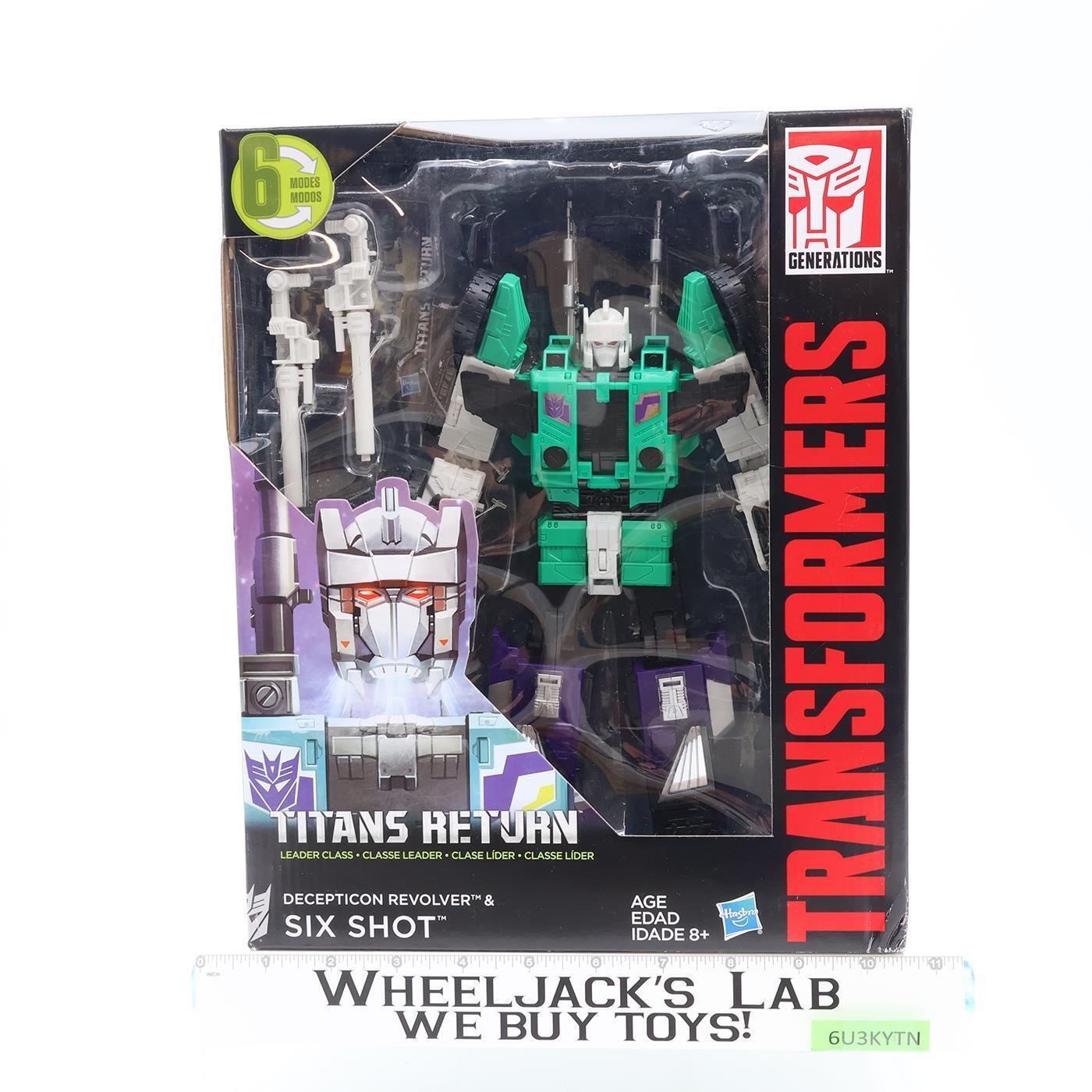 Revolver & Six Shot Transformers Titans Return 2016 Hasbro Figure NEW ...