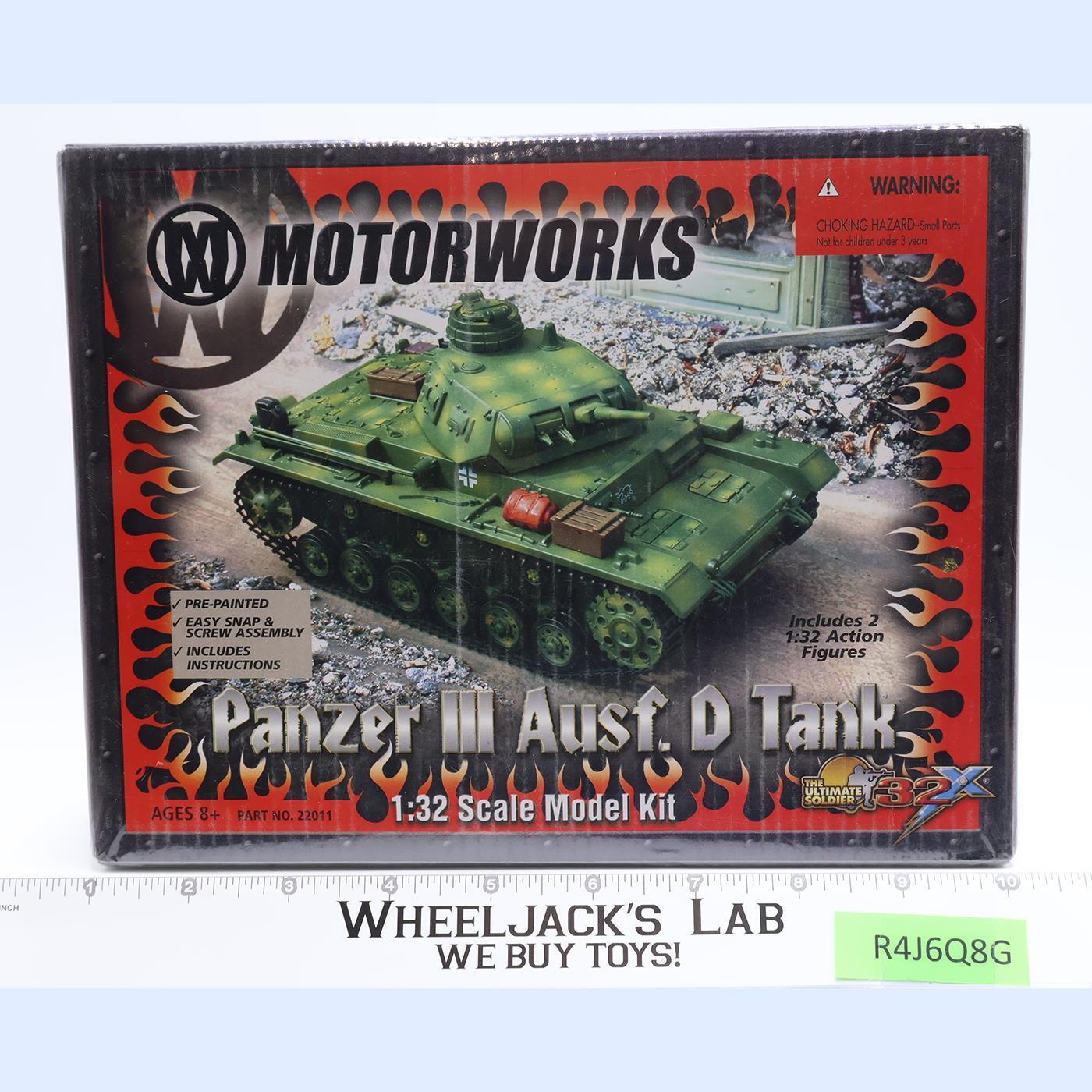 Panzer III Ausf. D Tank Motorworks Ultimate Soldier 1:32 Model Kit NEW ...