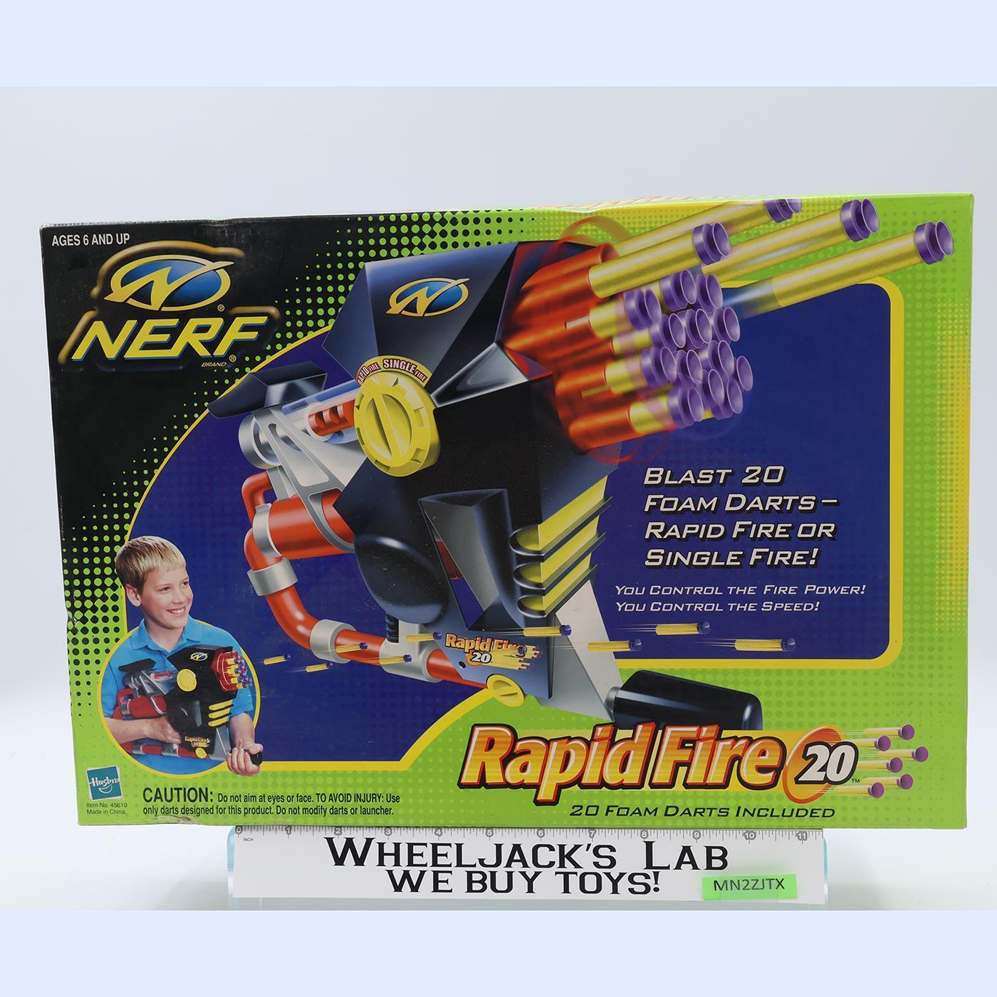 #45610 Rapid Fire 20 NERF 2001 Hasbro Toy NEW SEALED - Wheeljack's Lab