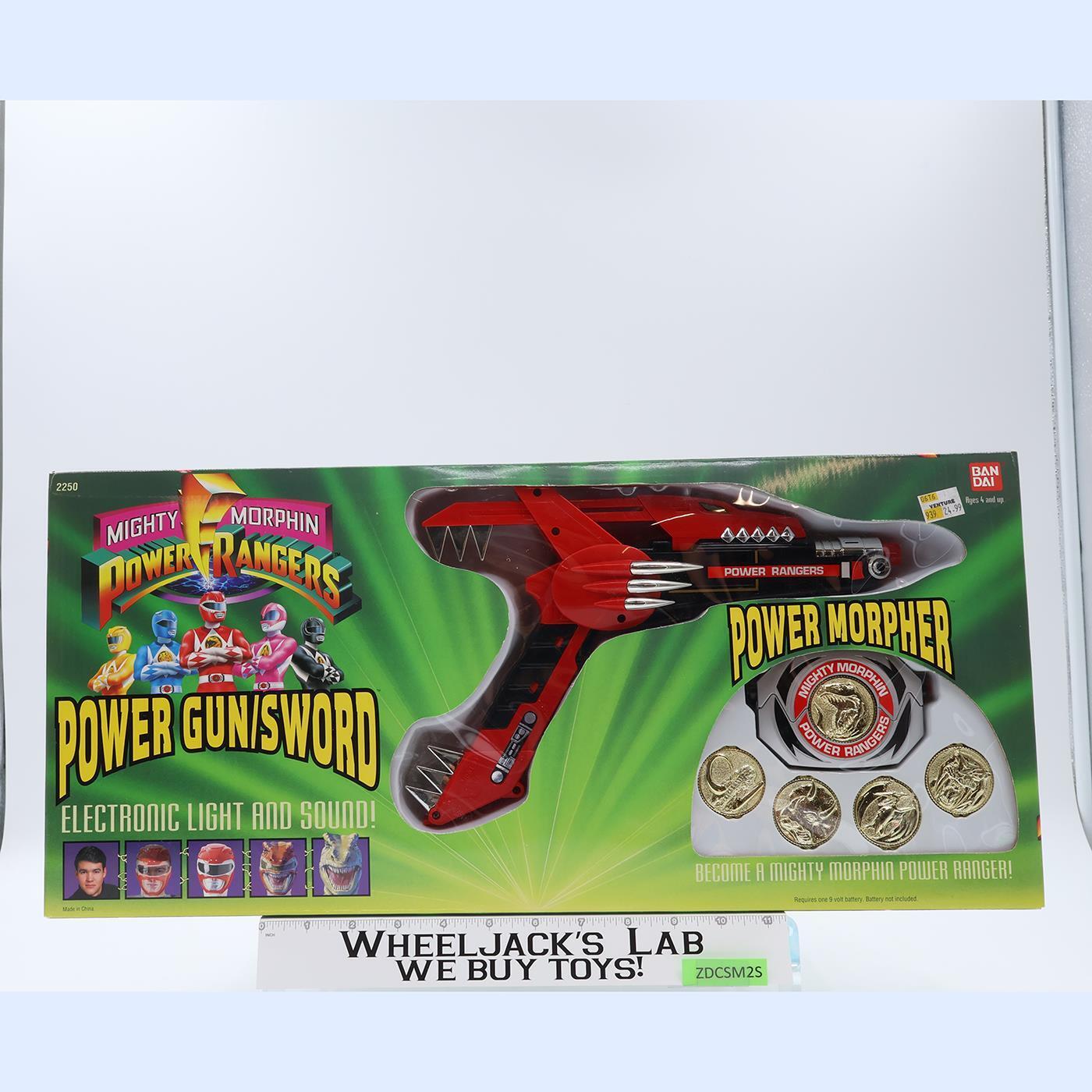 Power Gun/Sword + Power Morpher Mighty Morphin Power Rangers 1993 ...