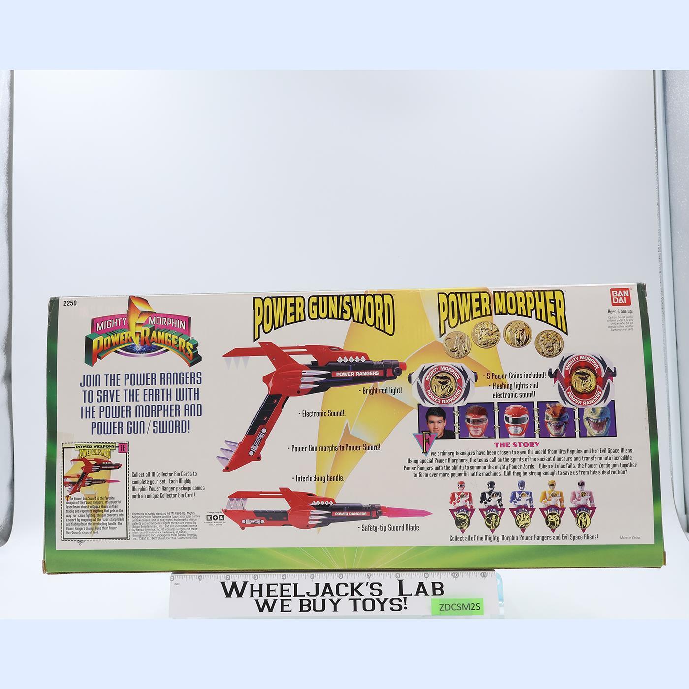 Power Gun/Sword + Power Morpher Mighty Morphin Power Rangers 1993 ...