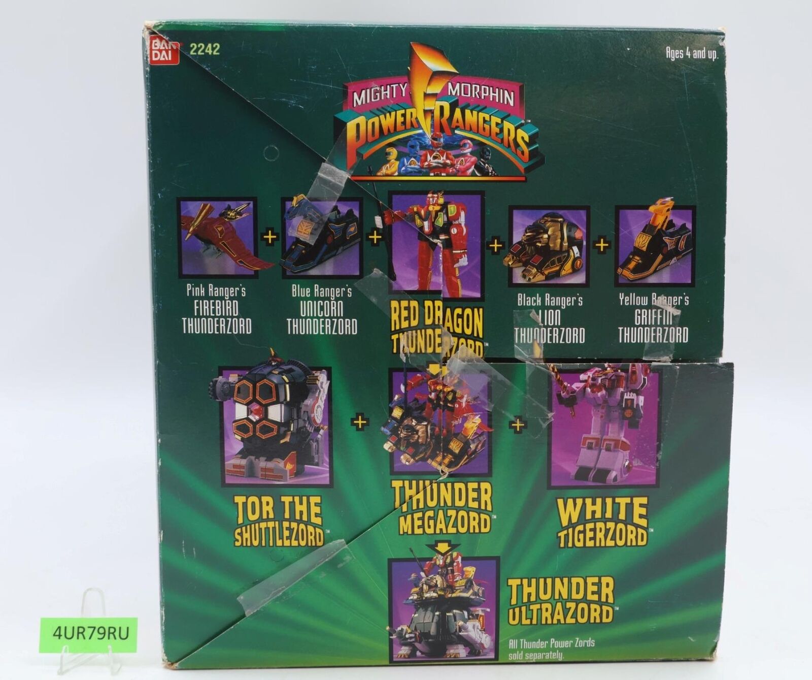 Tor the Shuttle Zord 100% Complete Mighty Morphin Power Rangers 1994 ...