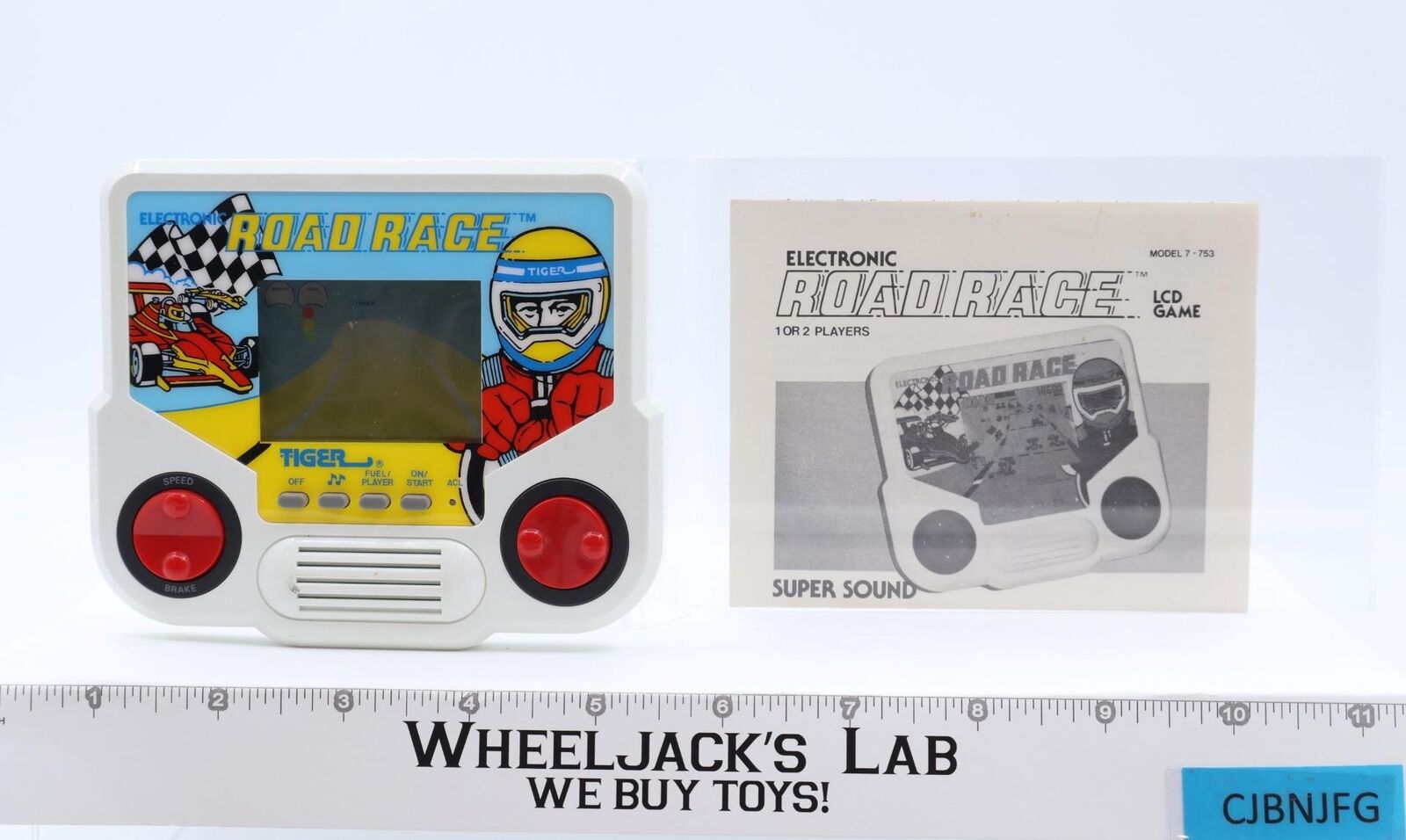 Road Race 1988 Tiger Electronics Handheld Game Vintage Tested WORKS ...