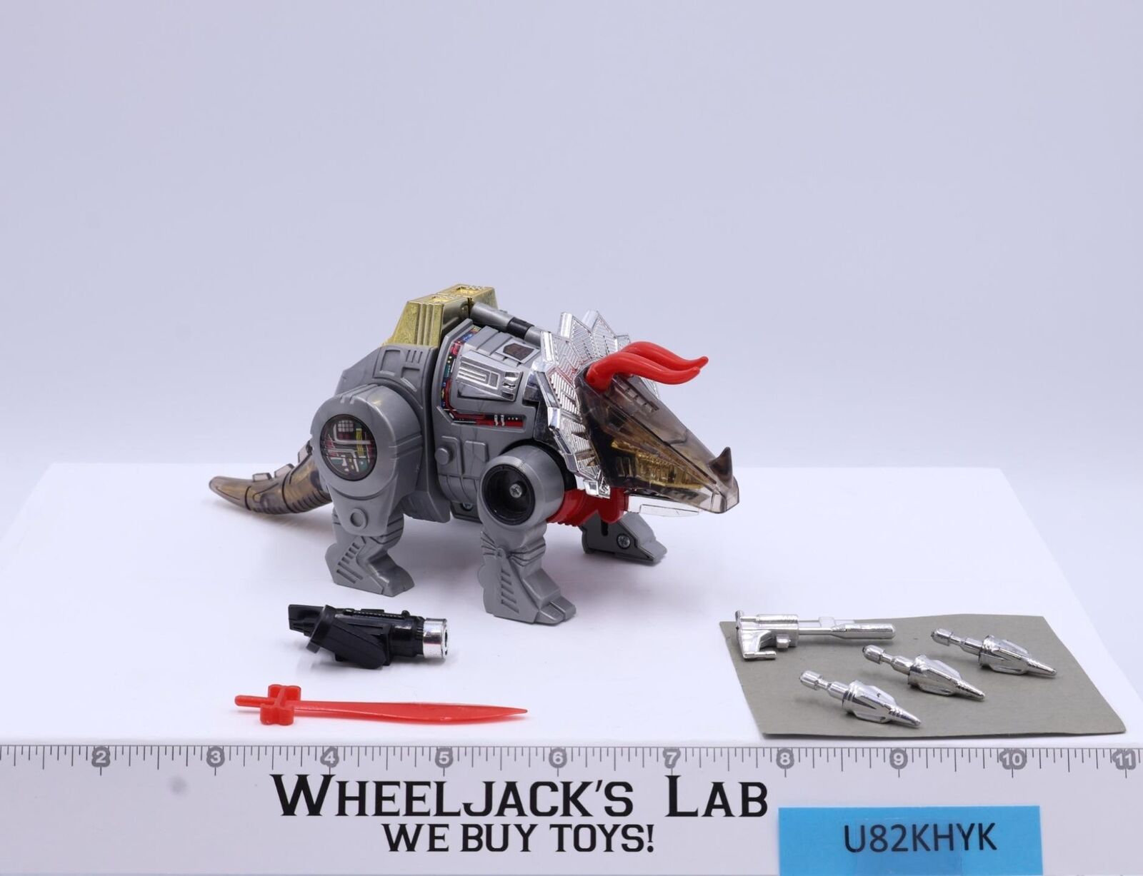 Slag 100% Complete 1985 Vintage G1 Transformers Triceratops Action ...