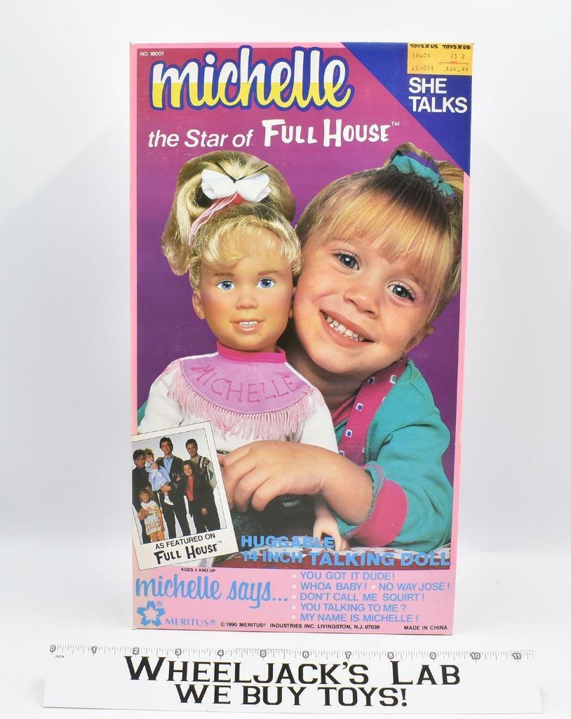 Michele Tanner 14" Talking Doll Full House MIB 1990 Meritus Doll Figure ...
