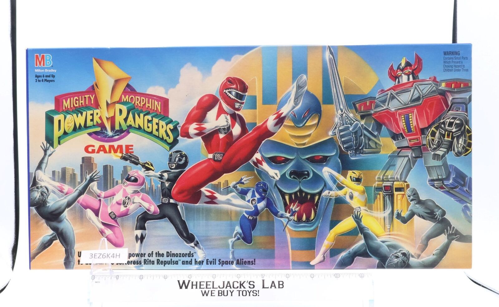 Mighty Morphin Power Rangers Game 1994 Milton Bradley Board Game ...