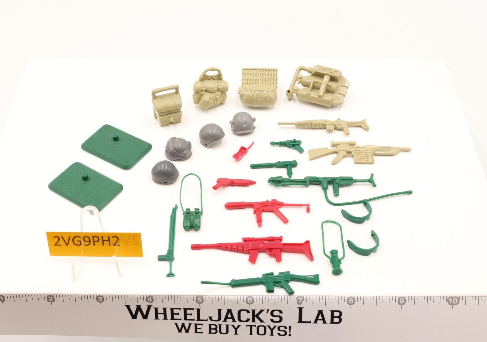 Lot Battle Gear Accessory 3 Set 6 Complete 1985 Weapons G.I. Joe ...