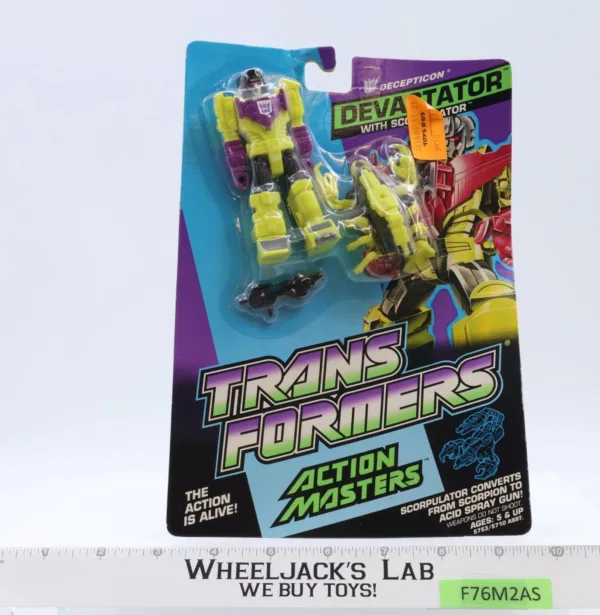 Action Masters Devastator W/Scorpulator G1 Transformers 1989 Vintage ...