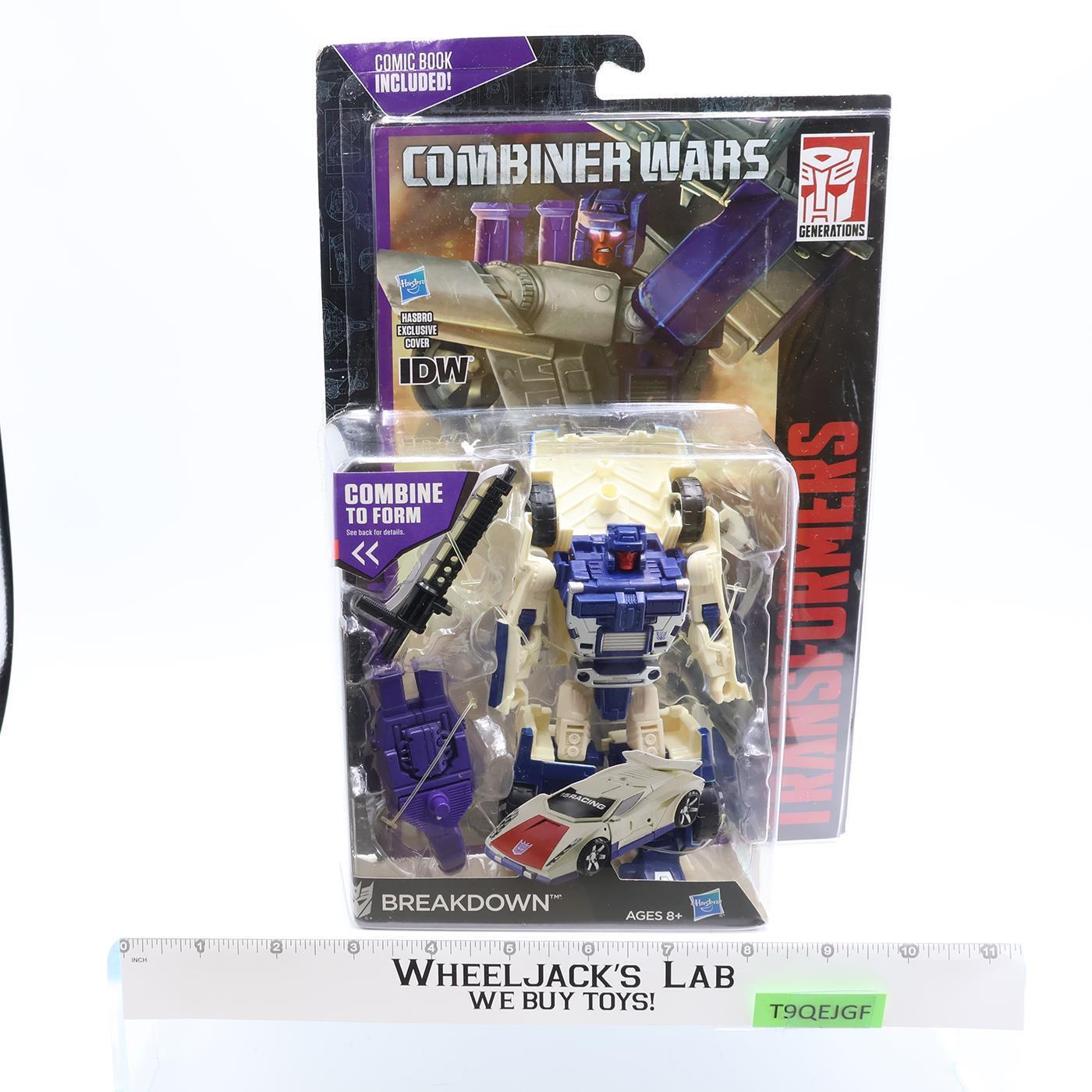 Breakdown W/ Comic Book Transformers Combiner Wars 2014 Hasbro Figure ...