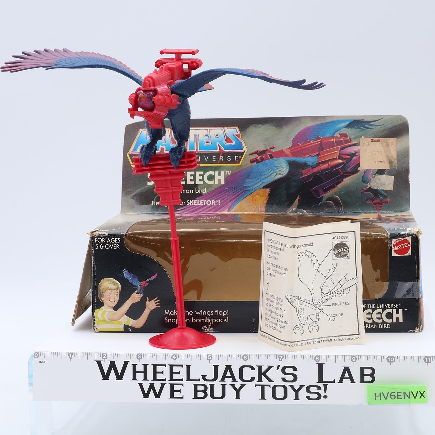 Screech 100% Complete He-Man Masters of the Universe MOTU 1982 Mattel ...