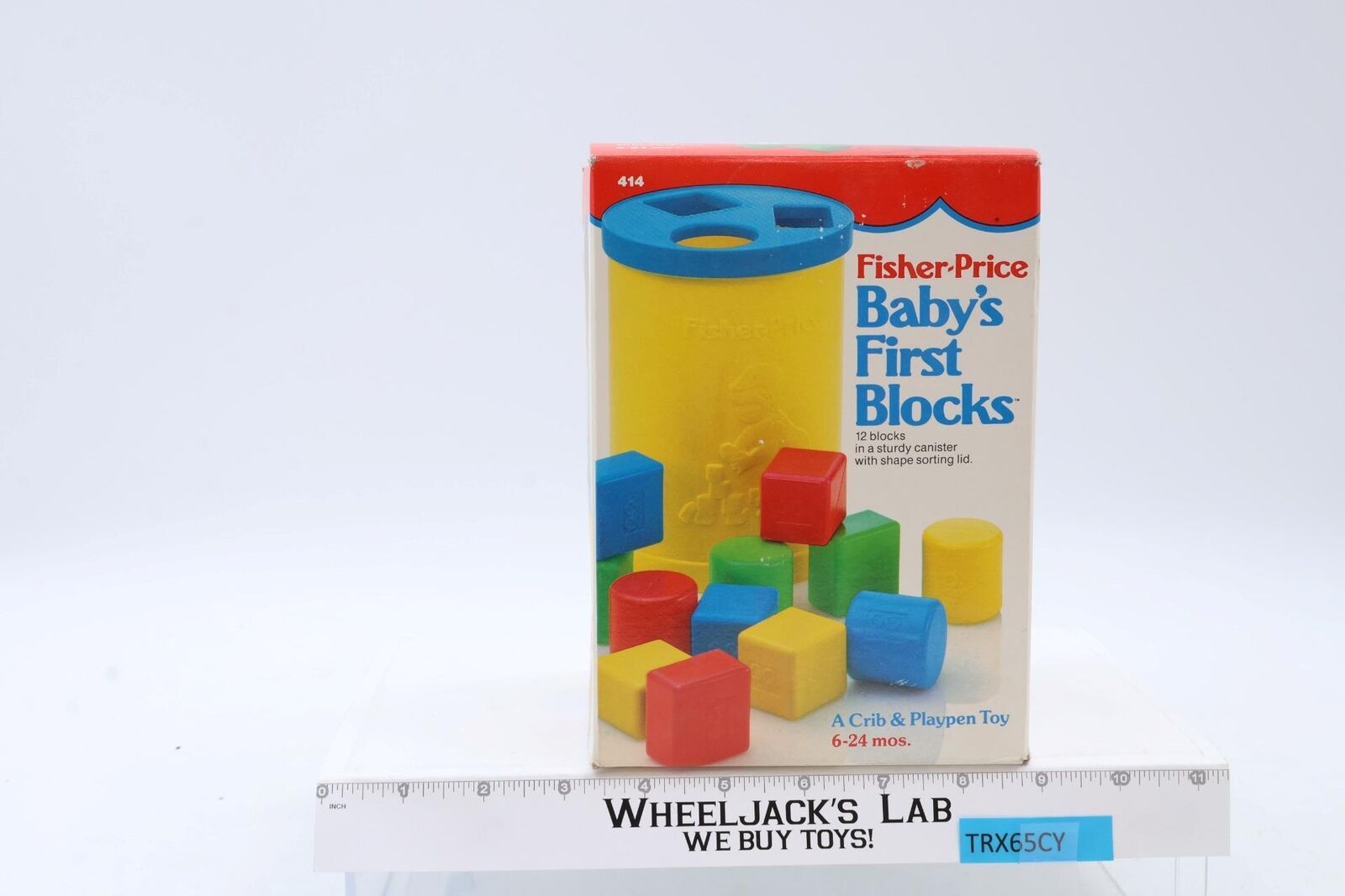 #414 Baby's First Blocks 1984 Fisher Price Vintage NEW SEALED ...