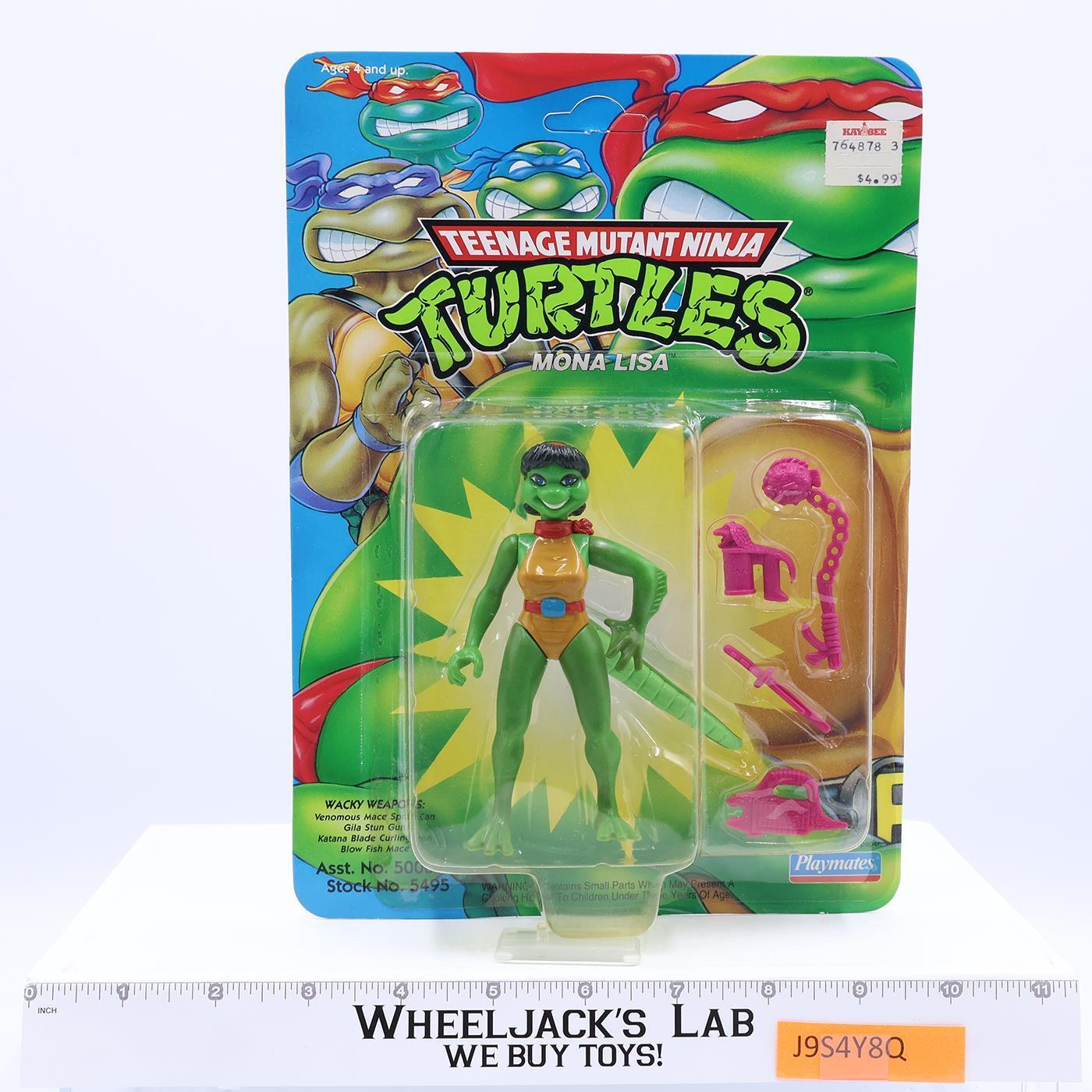 Mona Lisa Teenage Mutant Ninja Turtle TMNT 1992 Playmates NEW MOSC S ...