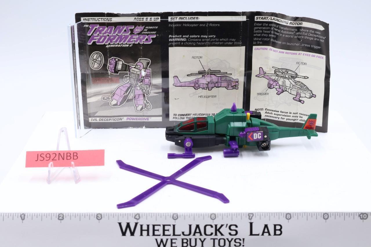 G2 Powerdive 1994 Hasbro Transformers Vintage Figure - Wheeljack's Lab