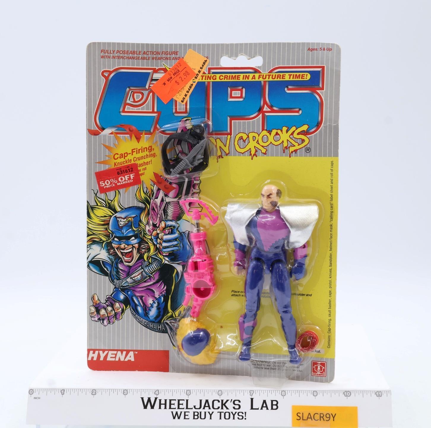 Hyena Cops N Crooks C.O.P.S. 1988 Hasbro Vintage Action Figure NEW MOSC ...