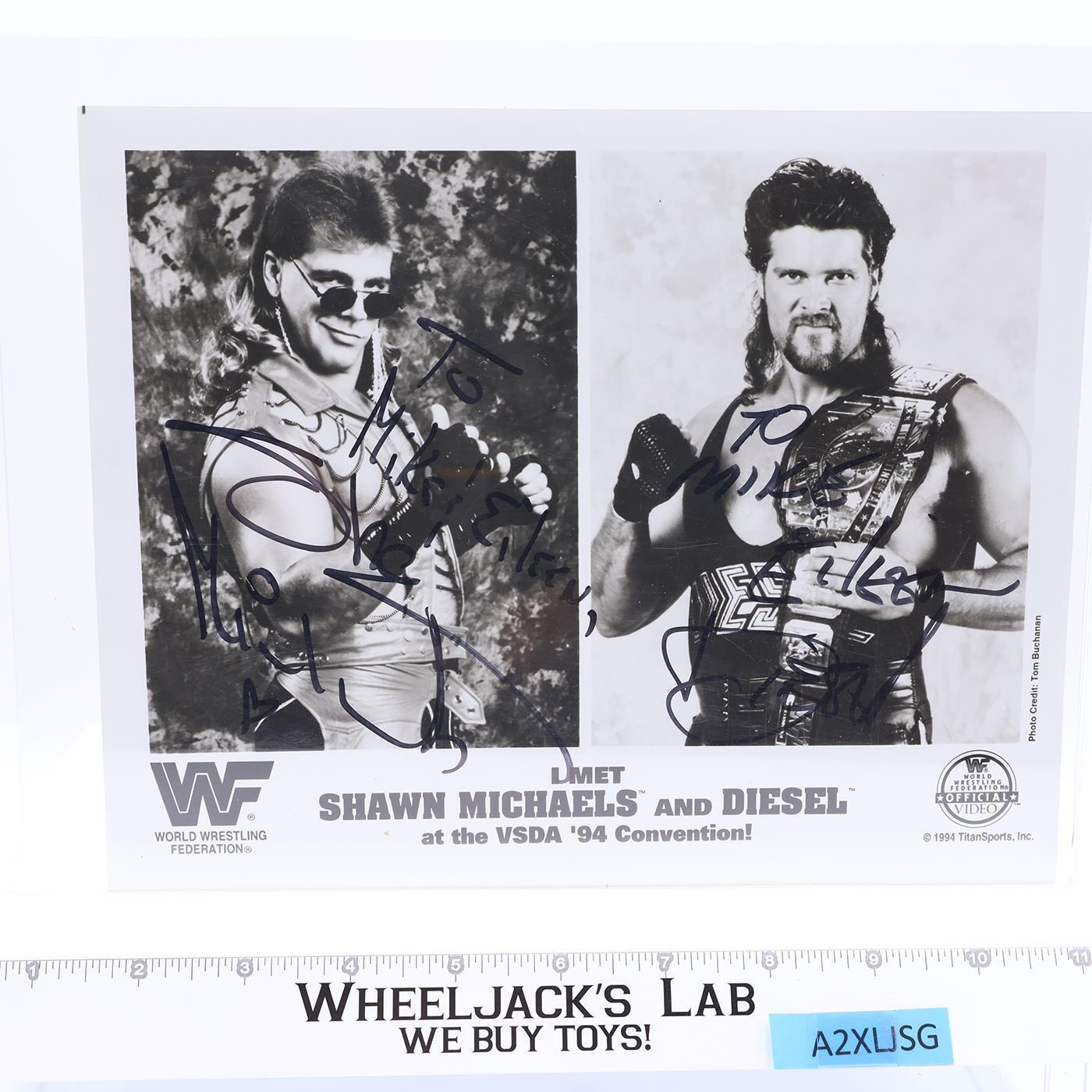 Shawn Michaels & Diesel AUTOGRAPHED 8x10 Photograph WWF WWE Wrestling ...