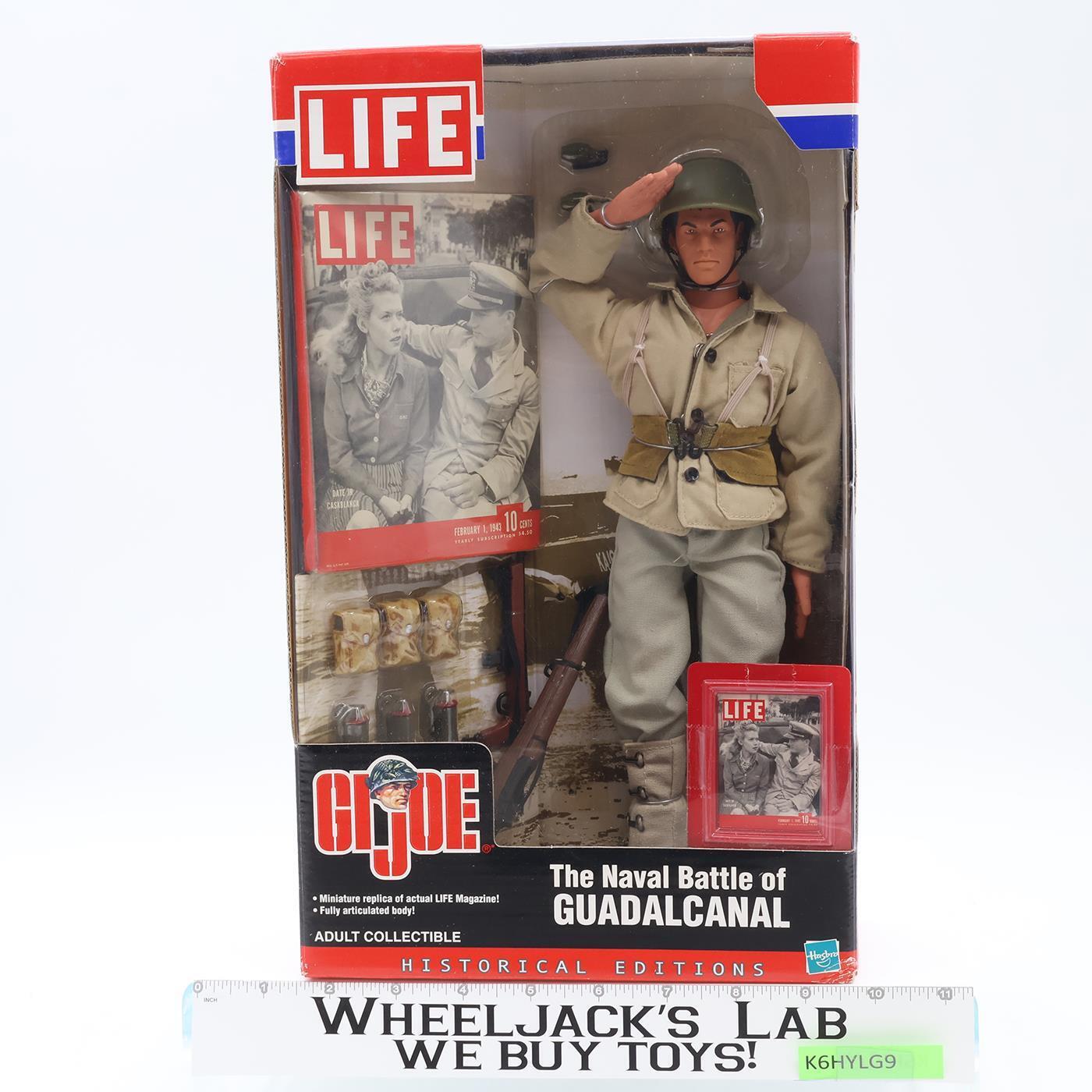 The Naval Battle of Guadalcanal GI Joe WWII 2002 Hasbro 12" Figure NEW ...