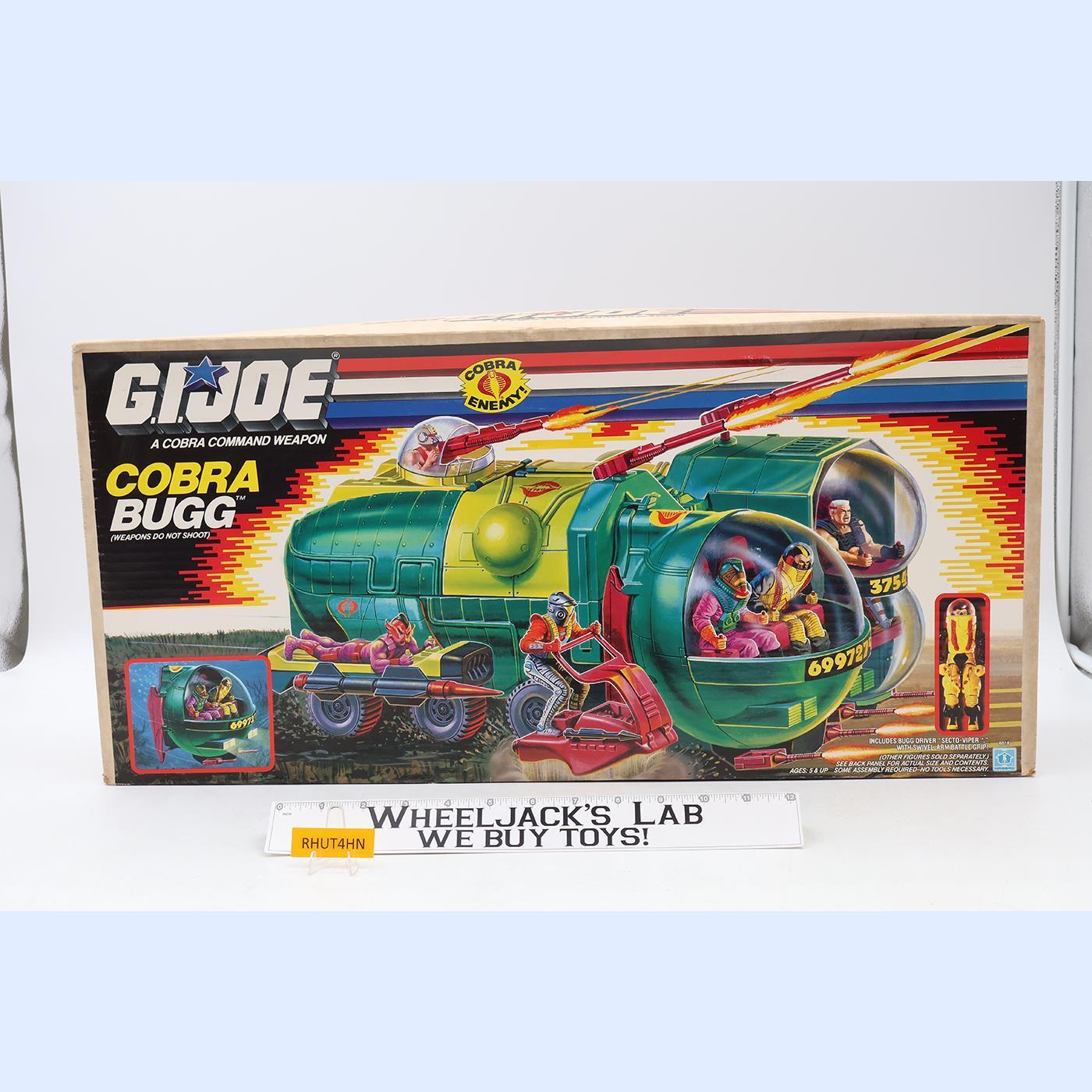 Cobra Bugg W/ Secto-Viper GI Joe 1988 Hasbro Action Figure Vehicle NEW ...