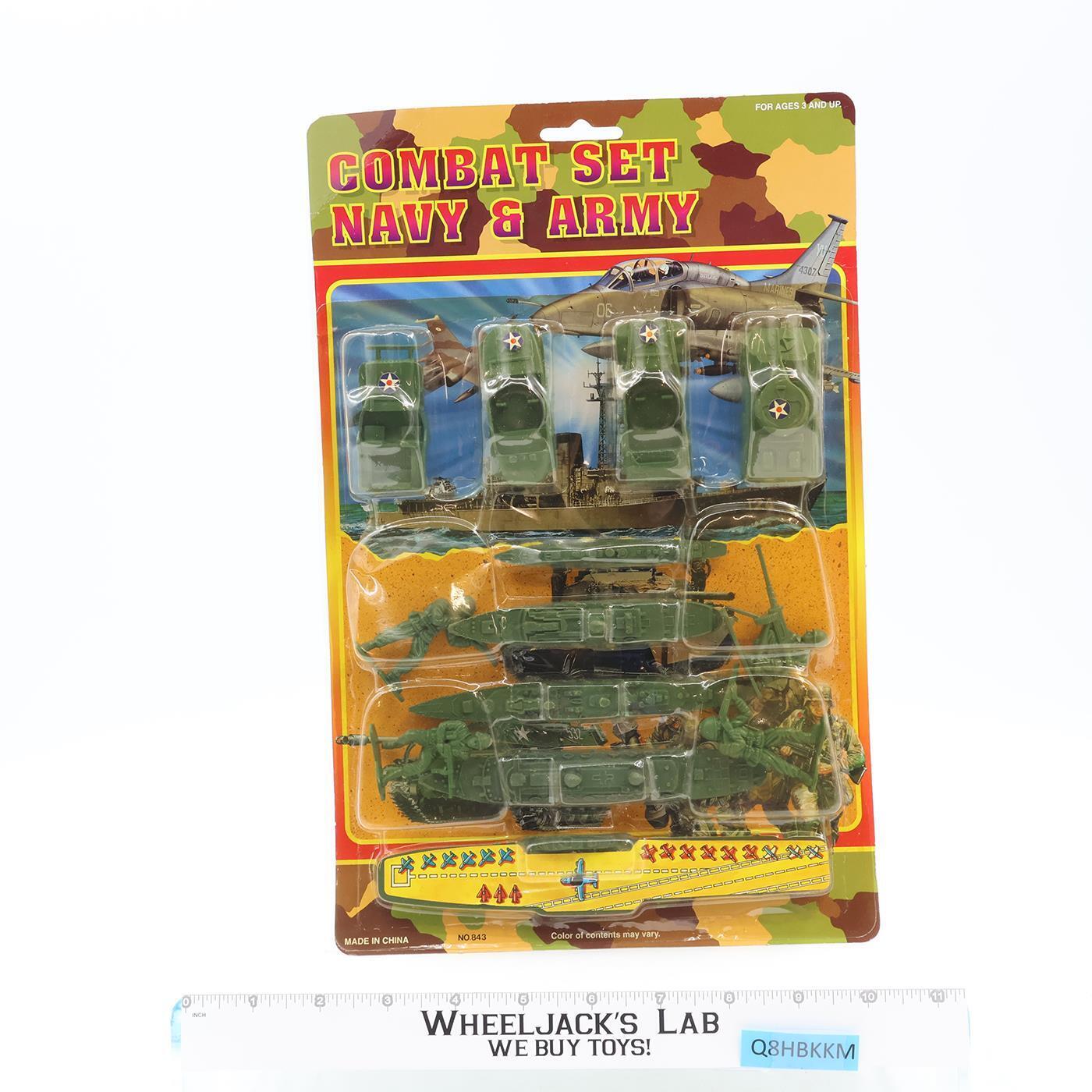 #843 Navy & Army Combat Set Unbranded Made in China Toy Soldiers NEW ...