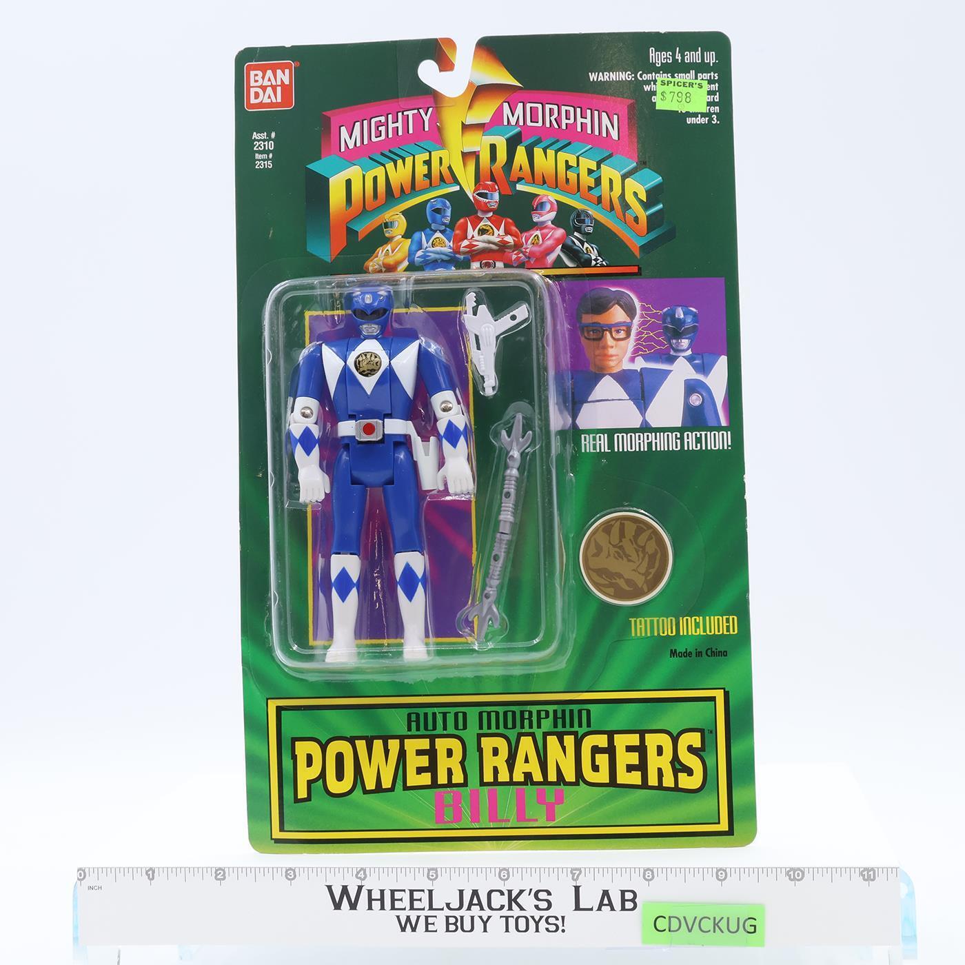 Auto Morphin Billy Blue Ranger MMPR Power Rangers 1994 Bandai NEW ...