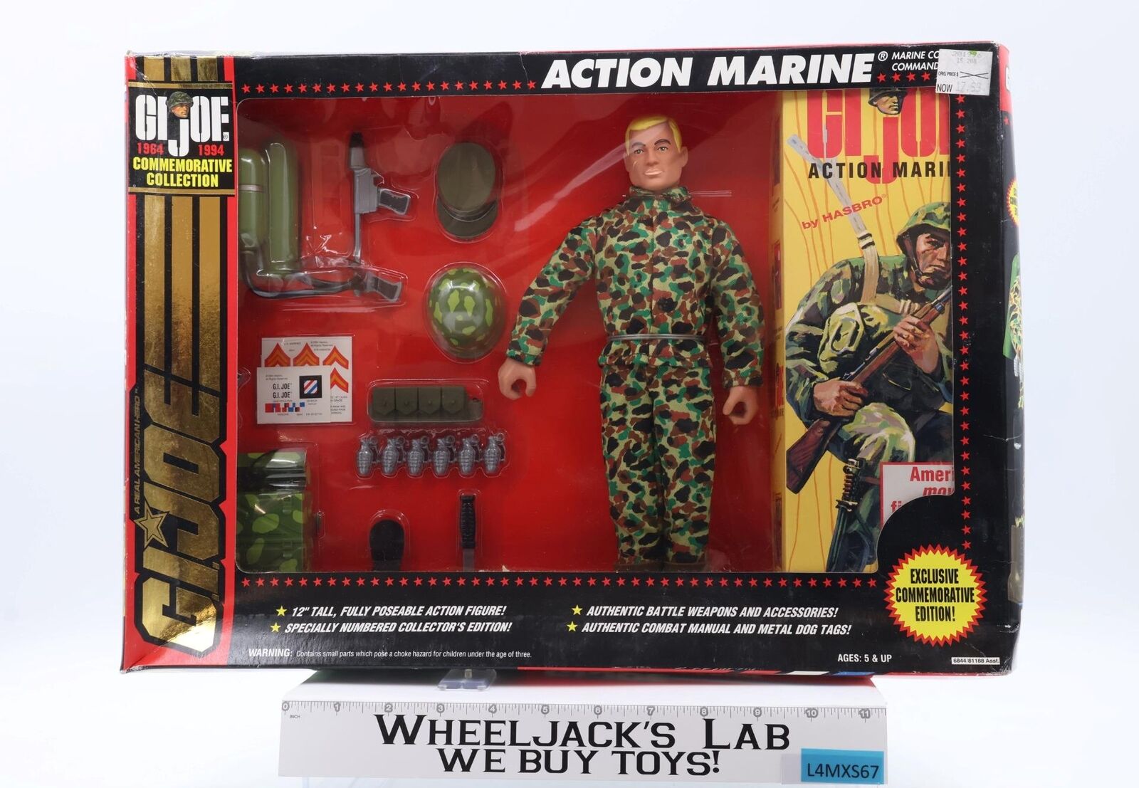 Action Marine US Army Infantry GI Joe Commemorative Collection Hasbro ...