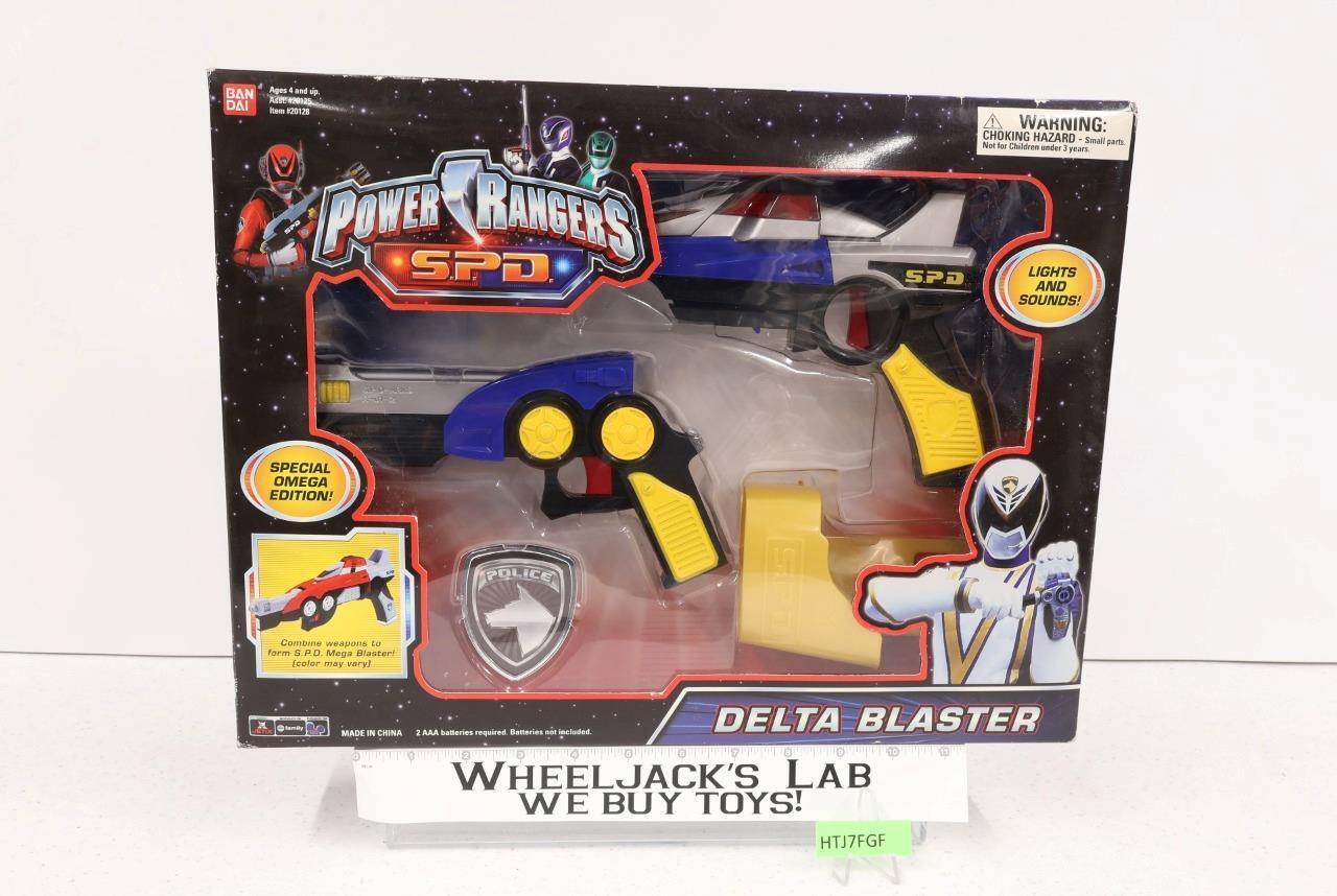 Delta Blaster 100% Complete Power Rangers SPD 2004 Bandai Action Figure ...