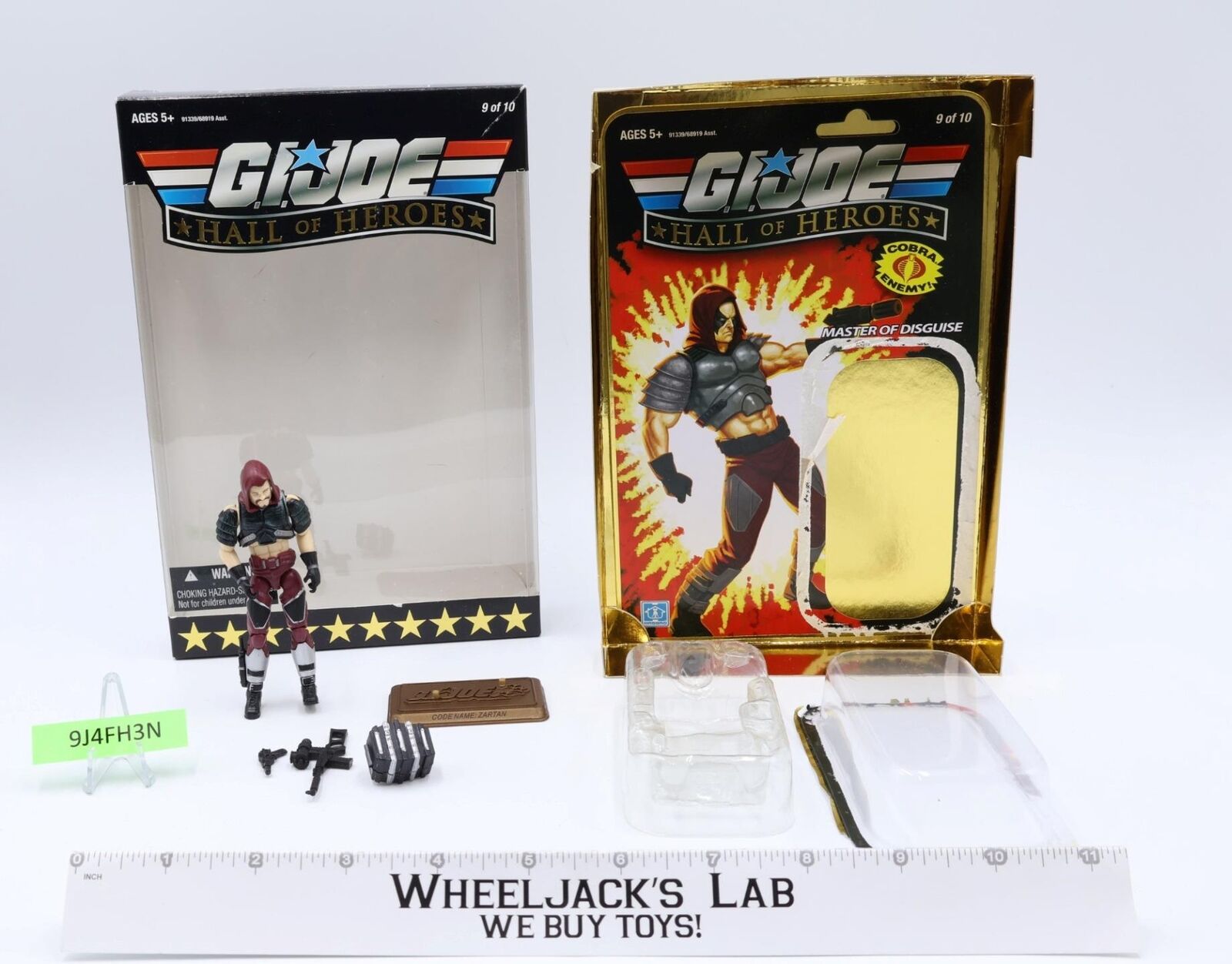 Zartan Master of Disguise G.I. Joe Hall of Heroes 2008 Hasbro NEW 9/10 ...