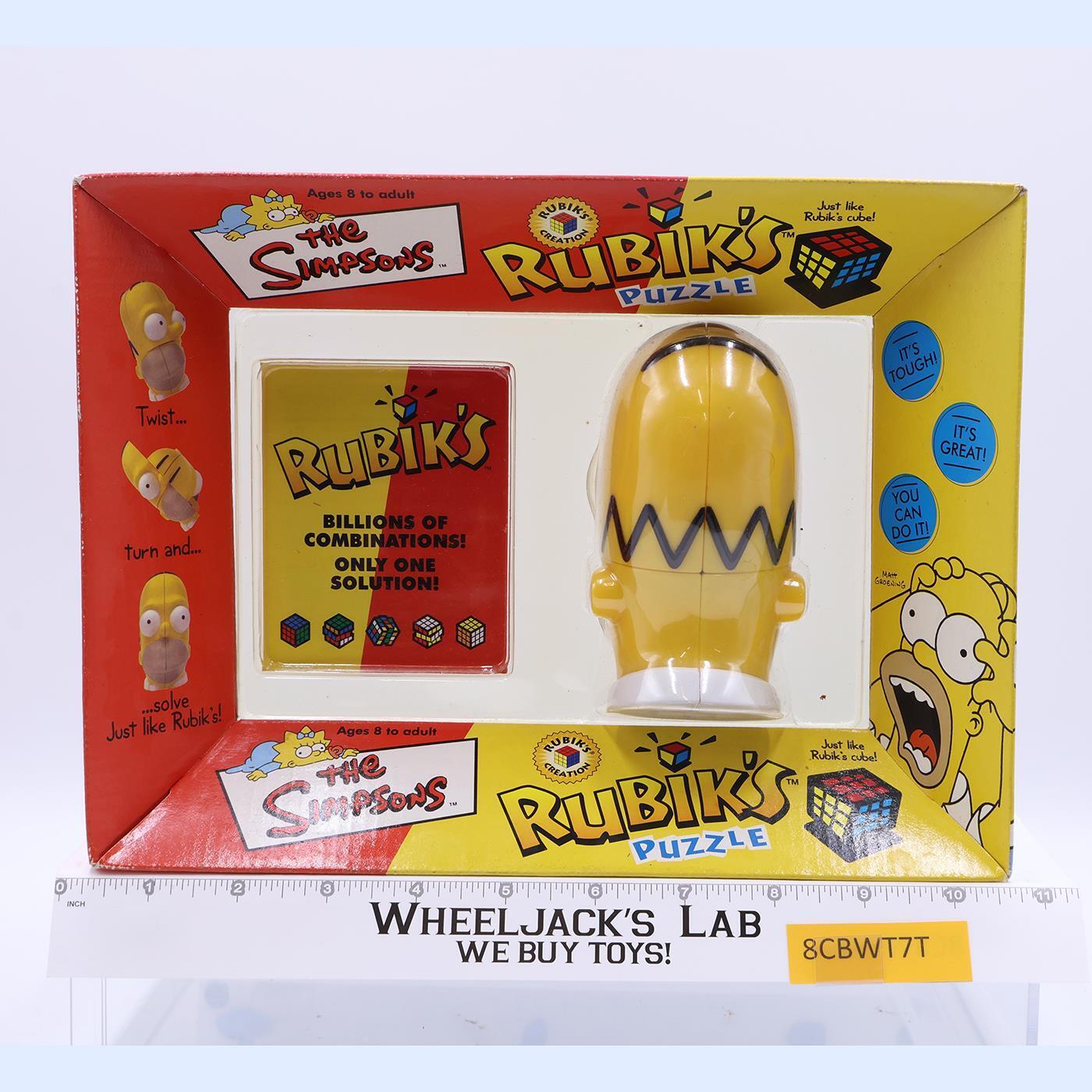 Homer Simpson Rubik's Puzzle The Simpsons 2001 Rubik NEW SEALED ...