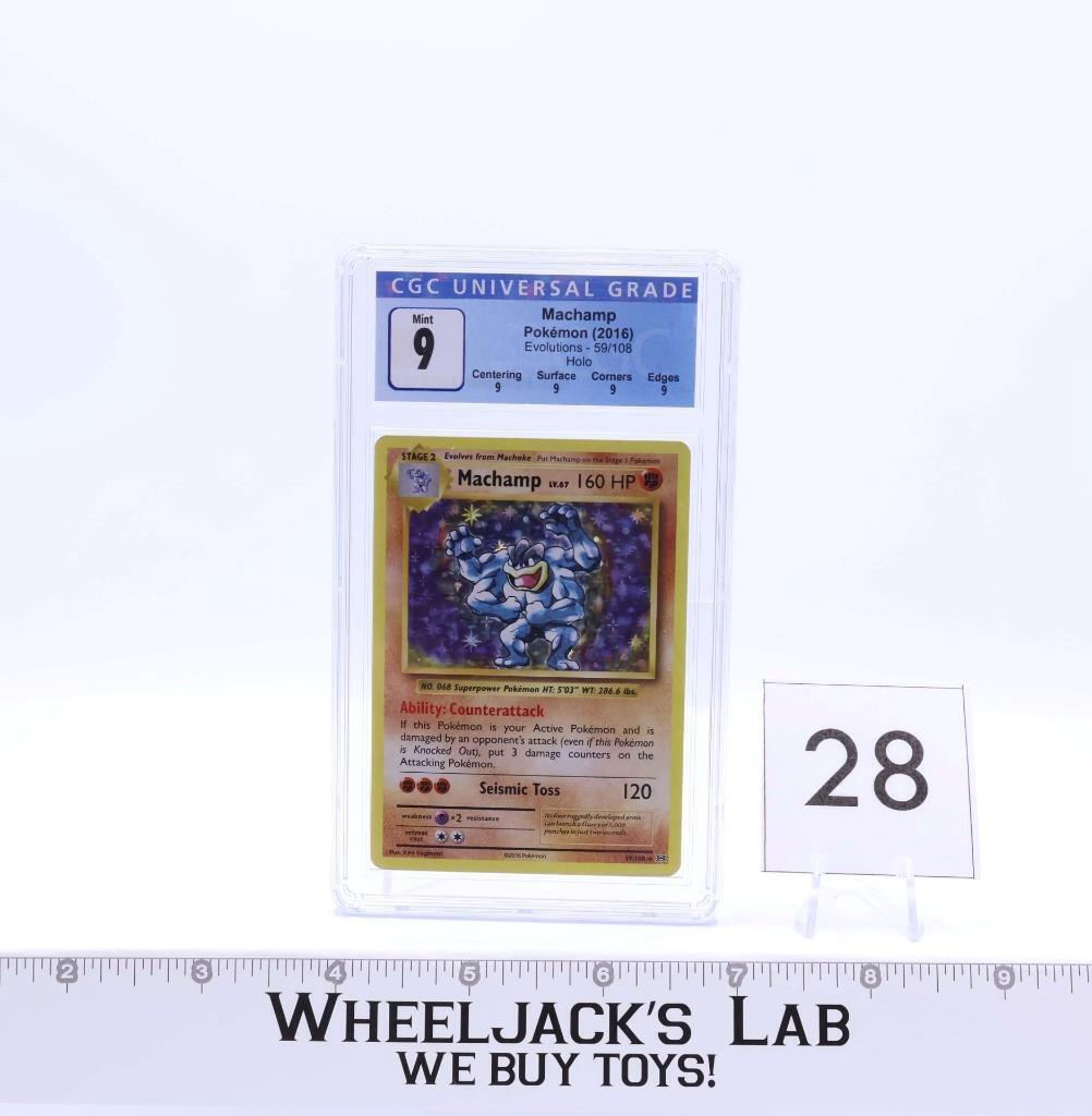 Machamp XY Evolotions #59/108 2016 CGC GRADED 9 Mint Pokemon Card ...