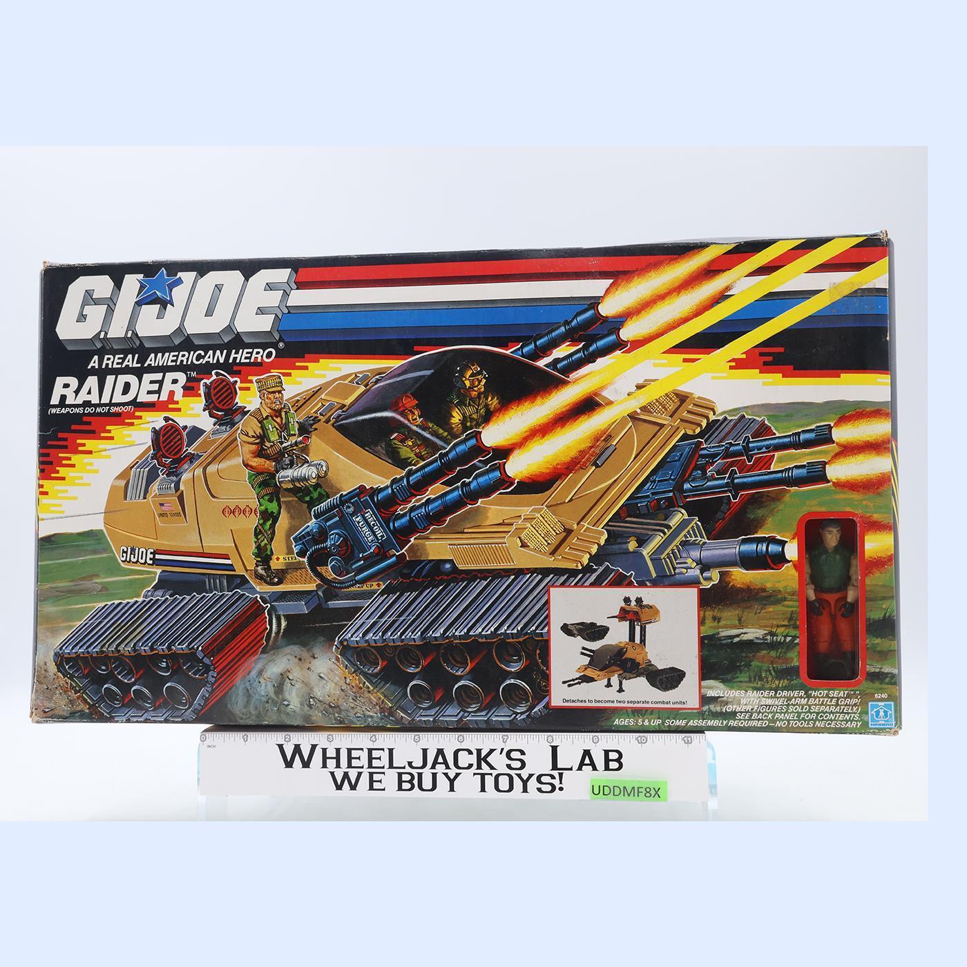 Raider W/ Hot Seat GI Joe 1989 Hasbro Action Figure Vehicle NEW MIB ...