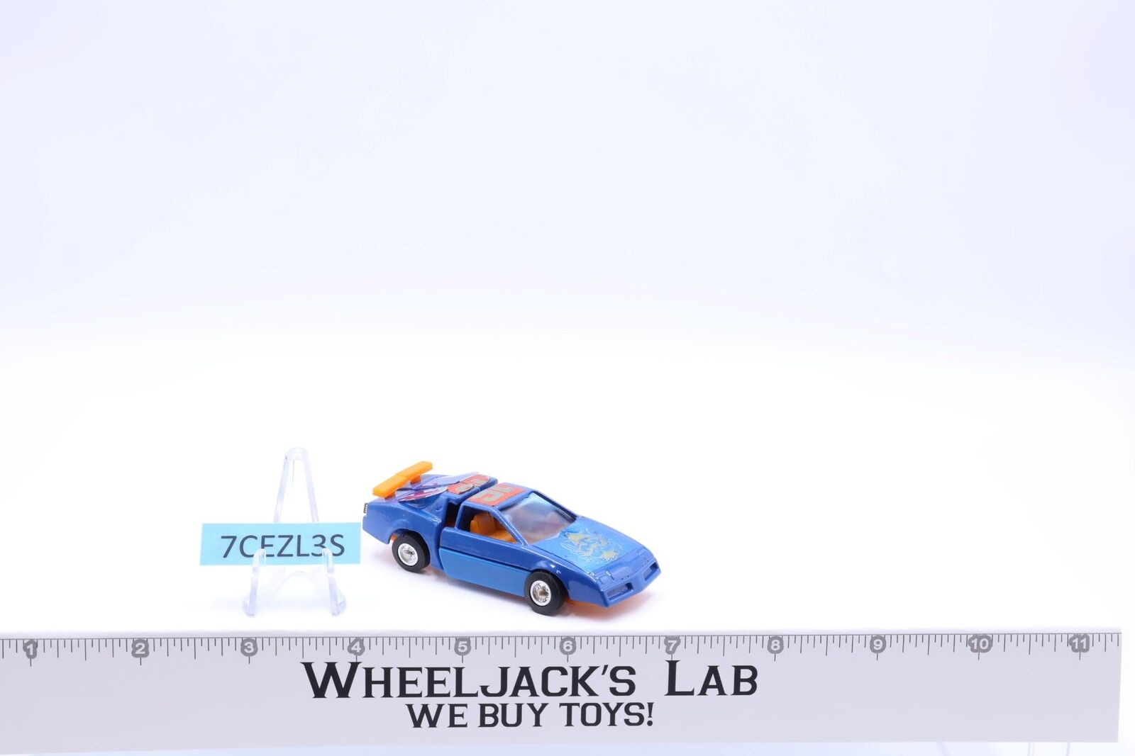 Blue Sports Car Trans Am Robot Convert-A-Bots Village Toys 1984 Vintage ...