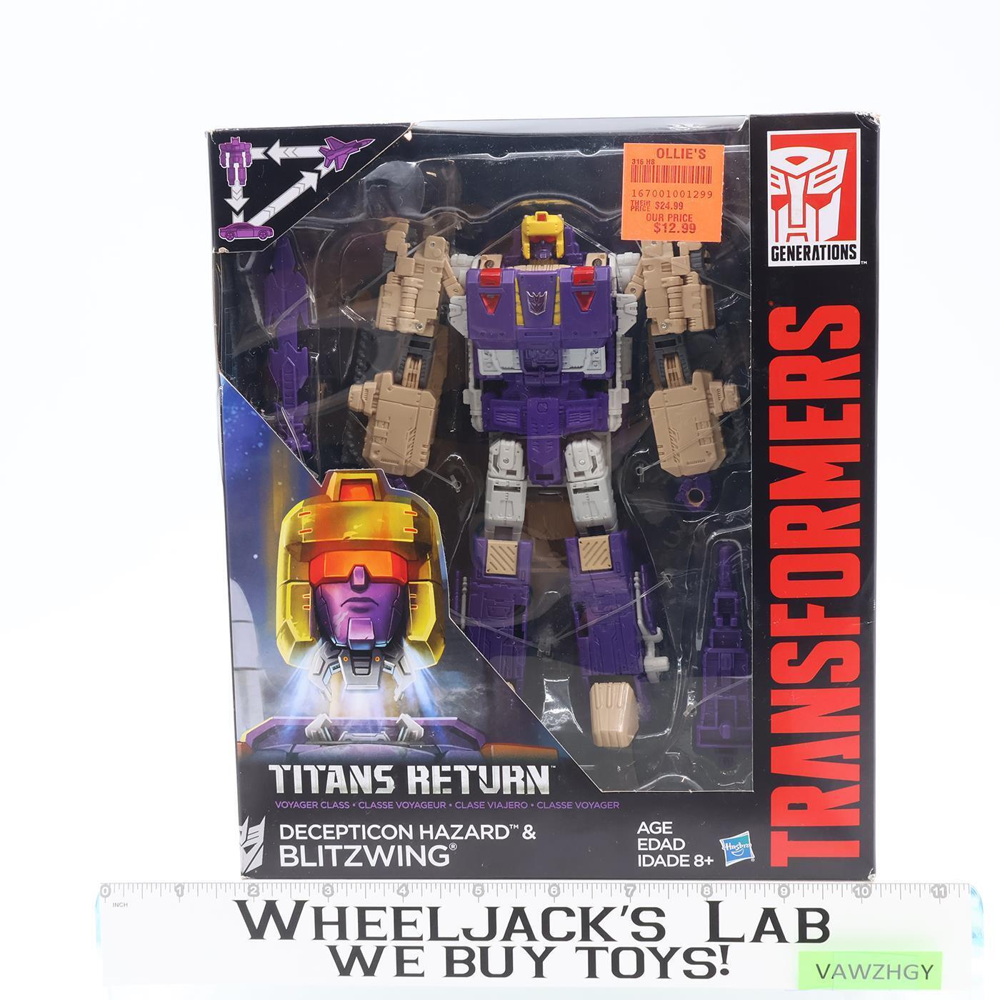 Hazard & Blitzwing Transformers Titans Return 2016 Hasbro Figure NEW ...