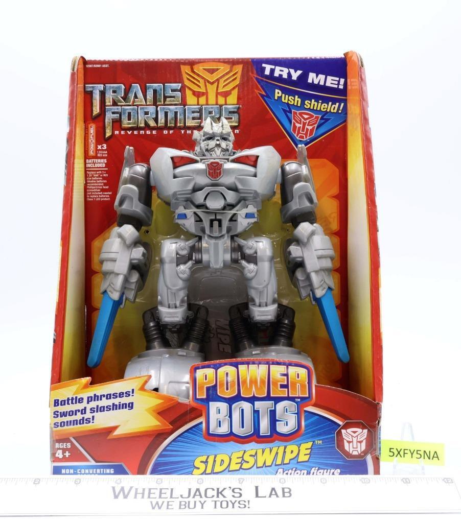 Sideswipe Power Bots Transformers Revenge Of The Fallen Hasbro 2008 NEW ...