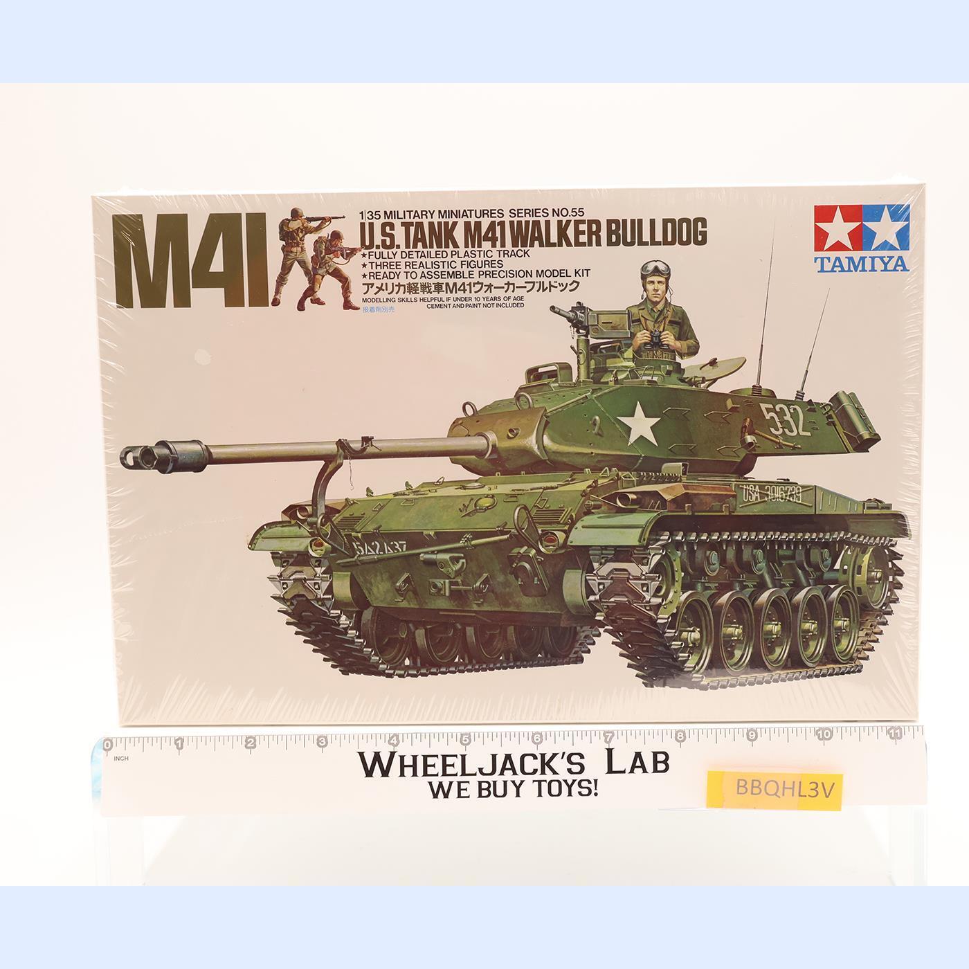 #35055 US Tank M41 Walker Bulldog Tamiya 1/35 Scale Model Kit NEW SEALED - Wheeljack's Lab