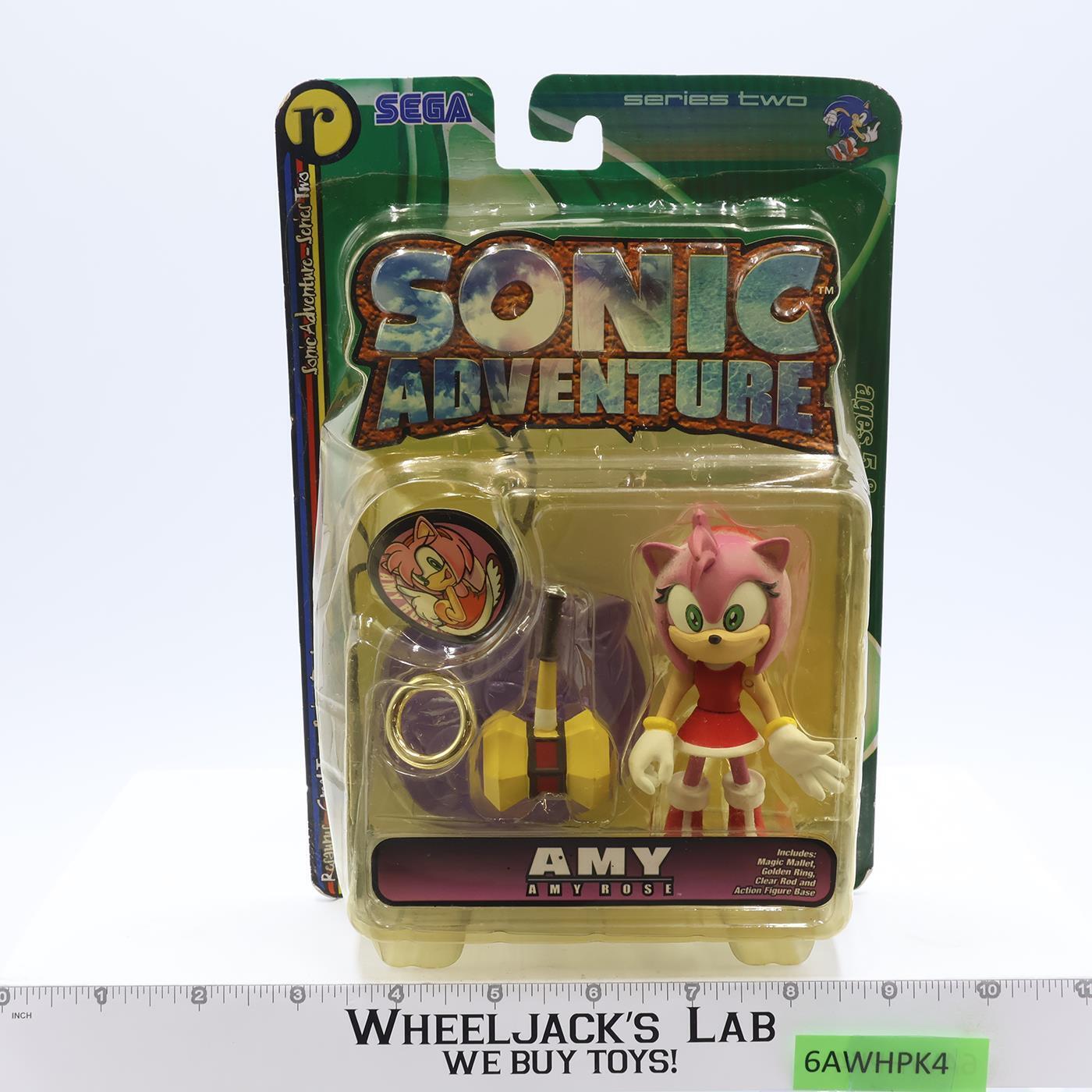 Amy Rose Sonic Adventures 1999 Sega Series 2 Resaurus MOSC 5" Figure ...