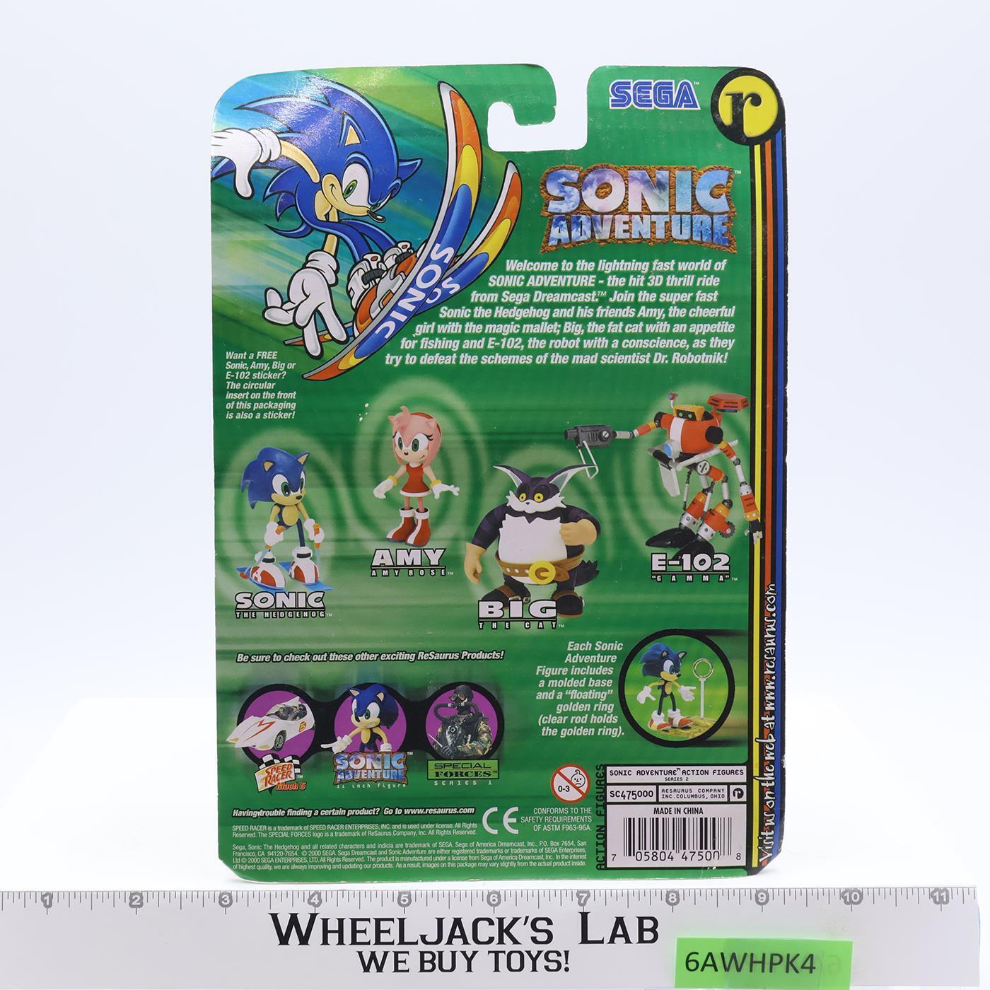 Amy Rose Sonic Adventures 1999 Sega Series 2 Resaurus MOSC 5" Figure ...