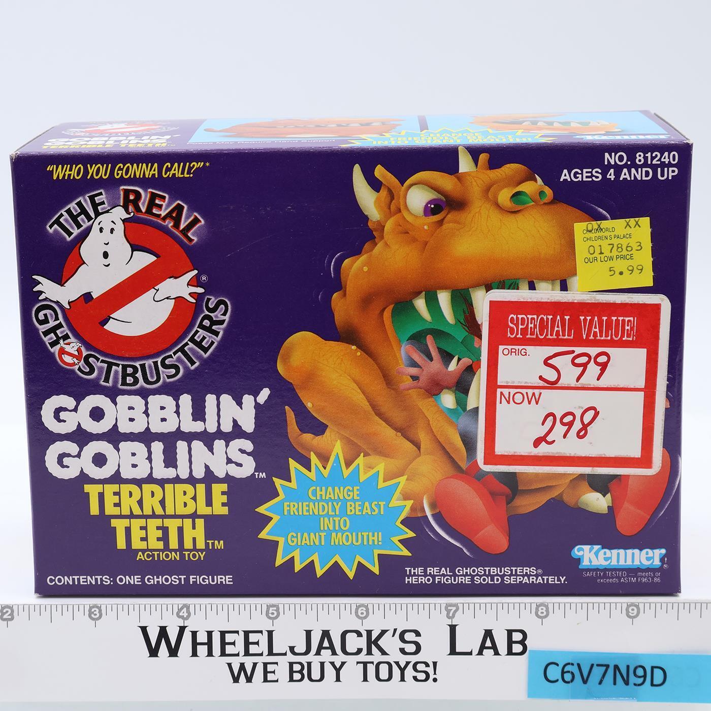 Terrible Teeth Gobblin' Gobblins The Real Ghostbusters 1986 Kenner NEW ...