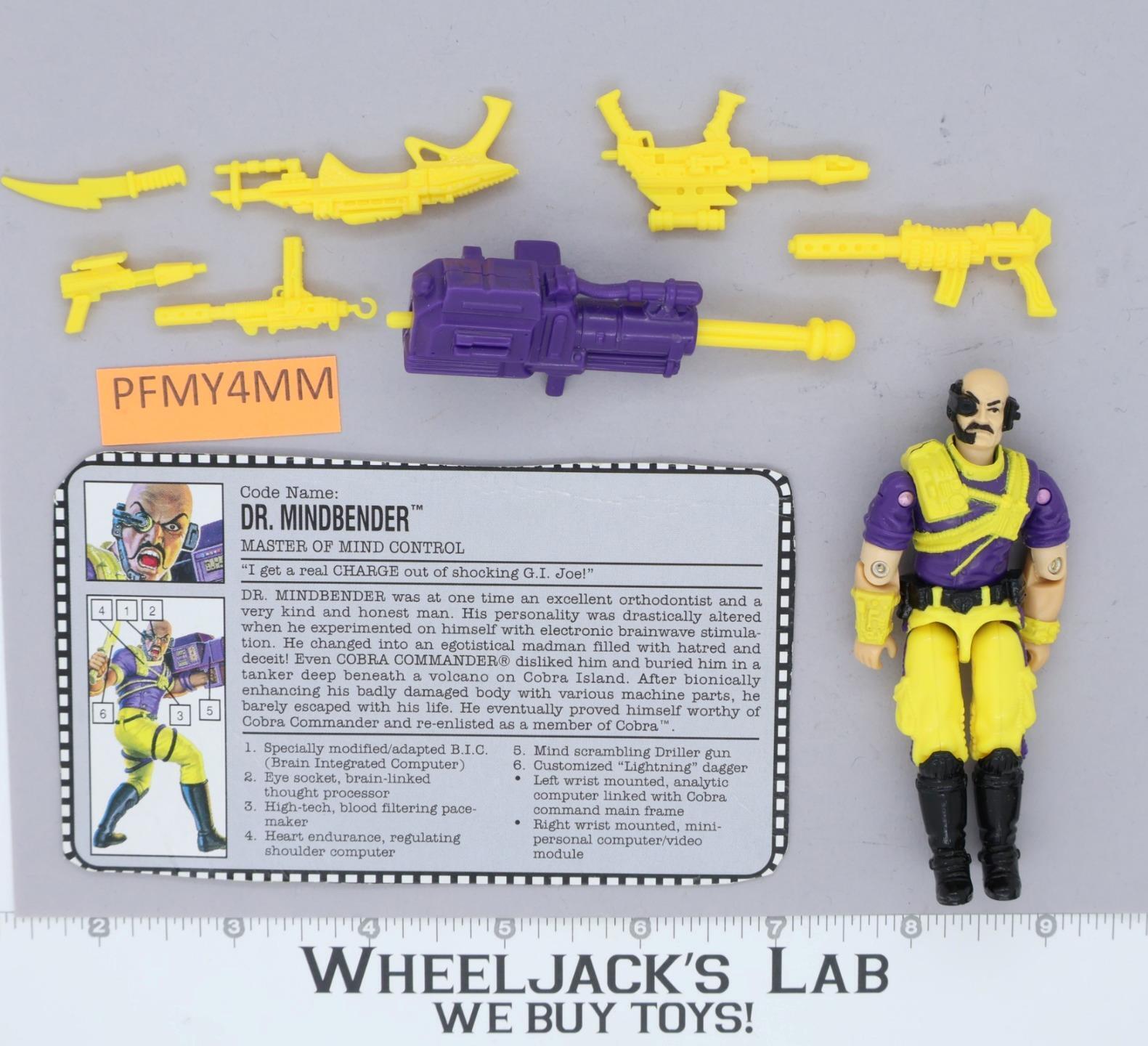 Dr. Mindbender V2 100% Complete G.I. Joe 1993 Hasbro Vintage Action ...