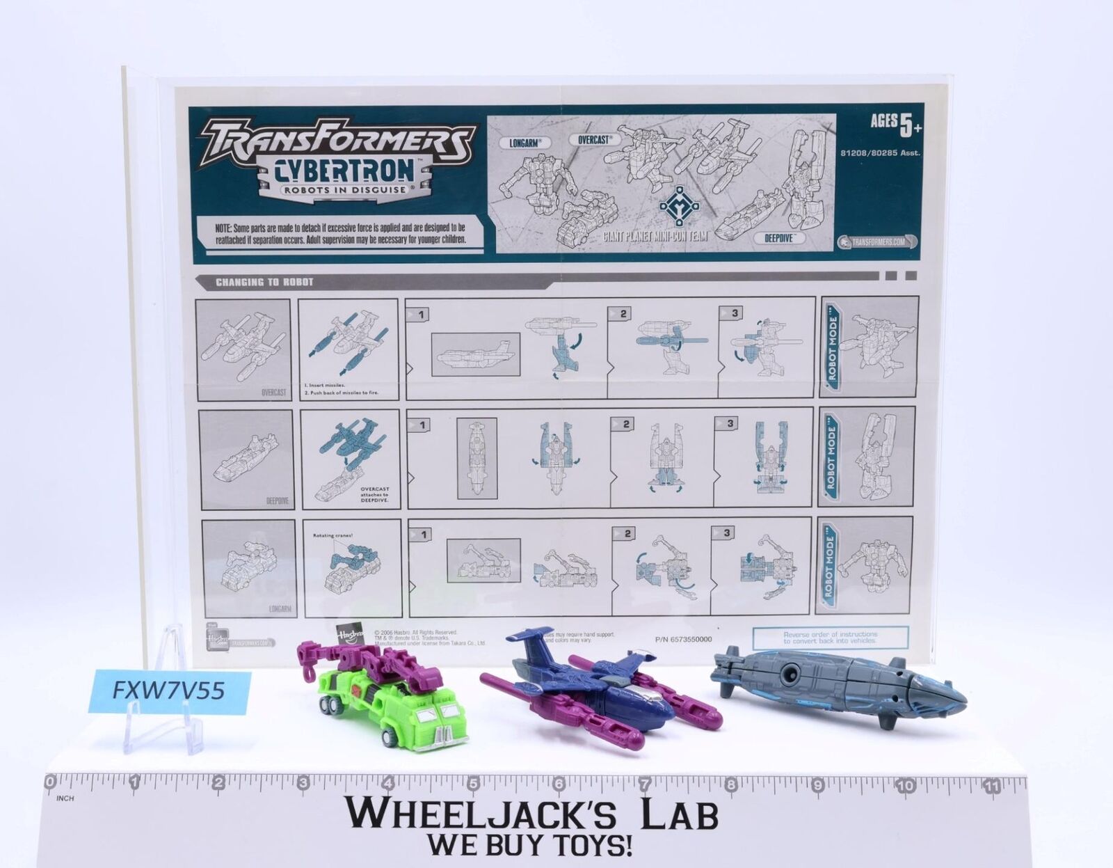 Giant Planet Team Mini-Cons 100% Complete Transformers Cybertron 2004 ...