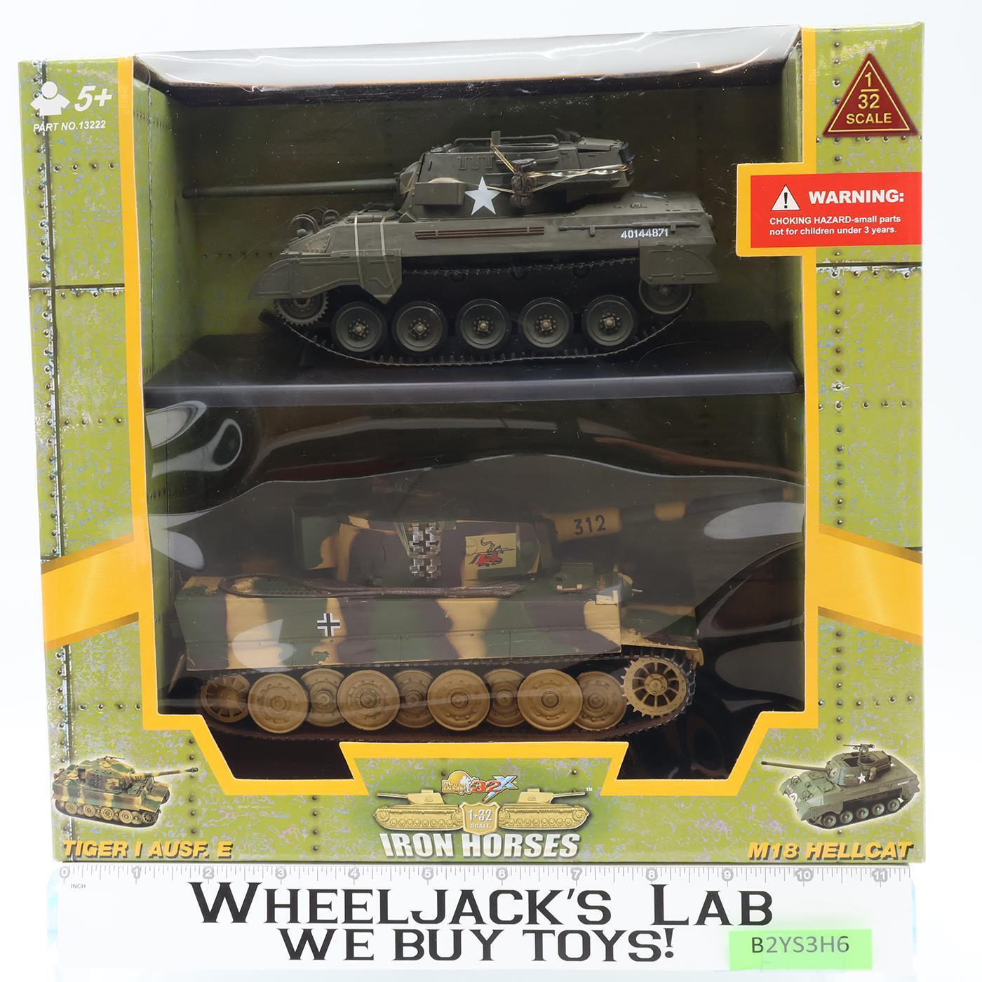 Tiger I AUSF. E & M18 Hellcat Iron Horses 1/32 Ultimate Soldier NEW ...